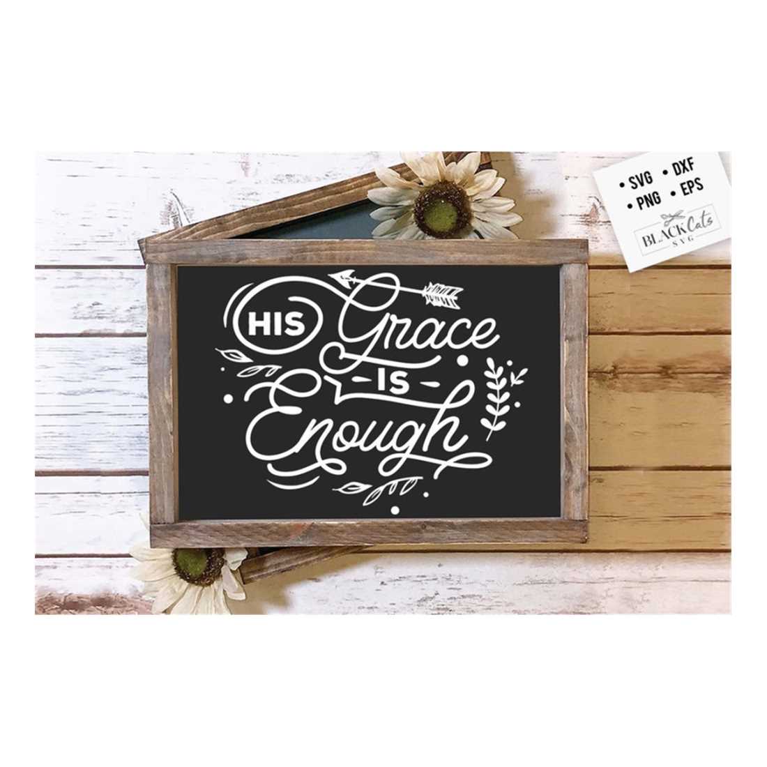 His grace is enough svg, Bible svg, Bible verse svg, Faith s | Inspire ...