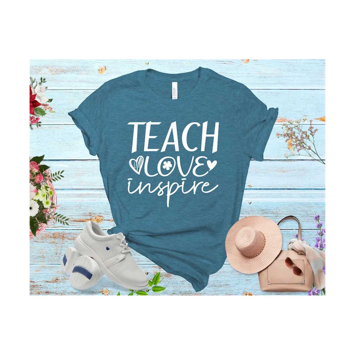 Teach Love Inspire svg, Teacher svg, Teacher Appreciation sv | Inspire ...