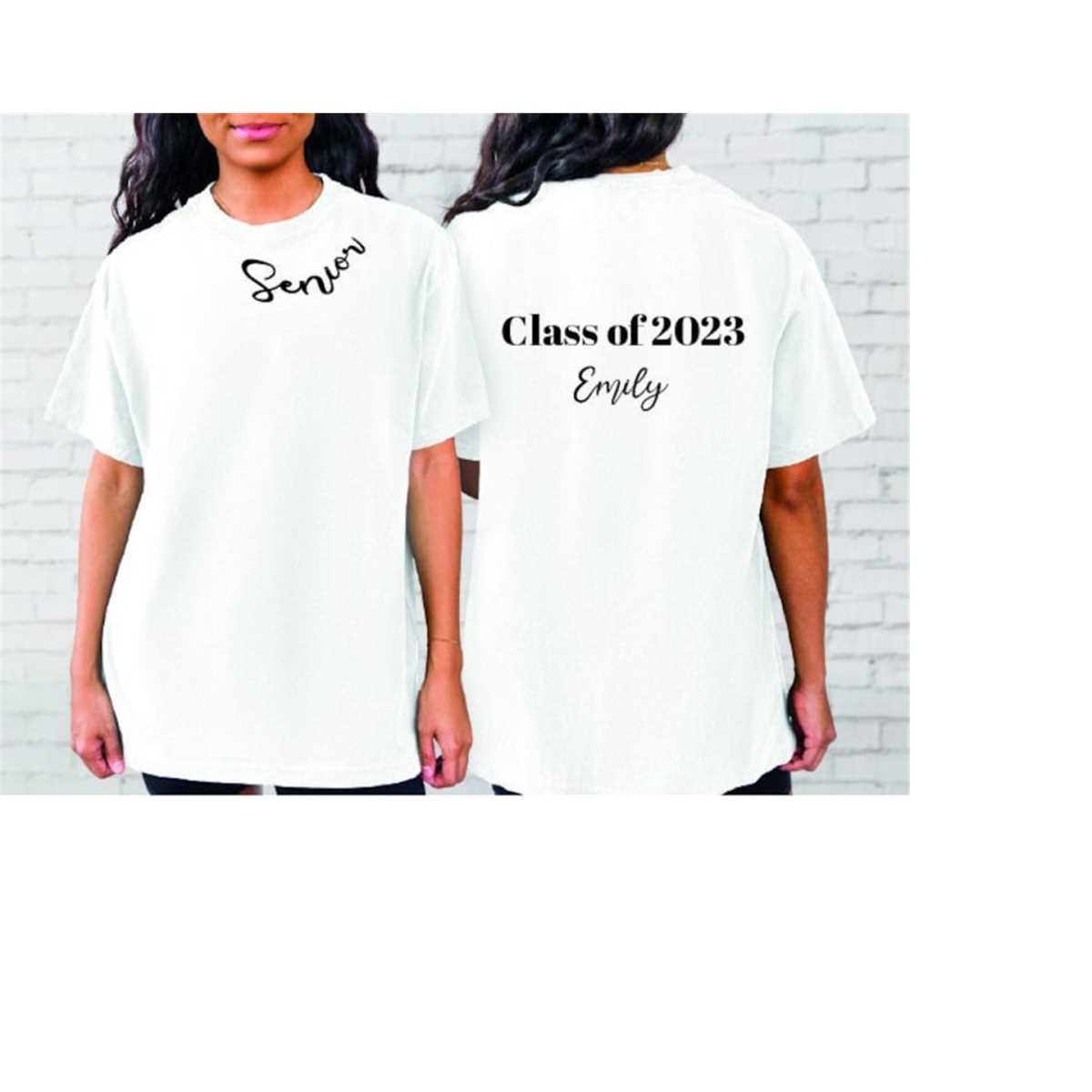 Custom Senior 2023 Graduation Shirt, Proud Custom Graduation - Inspire ...