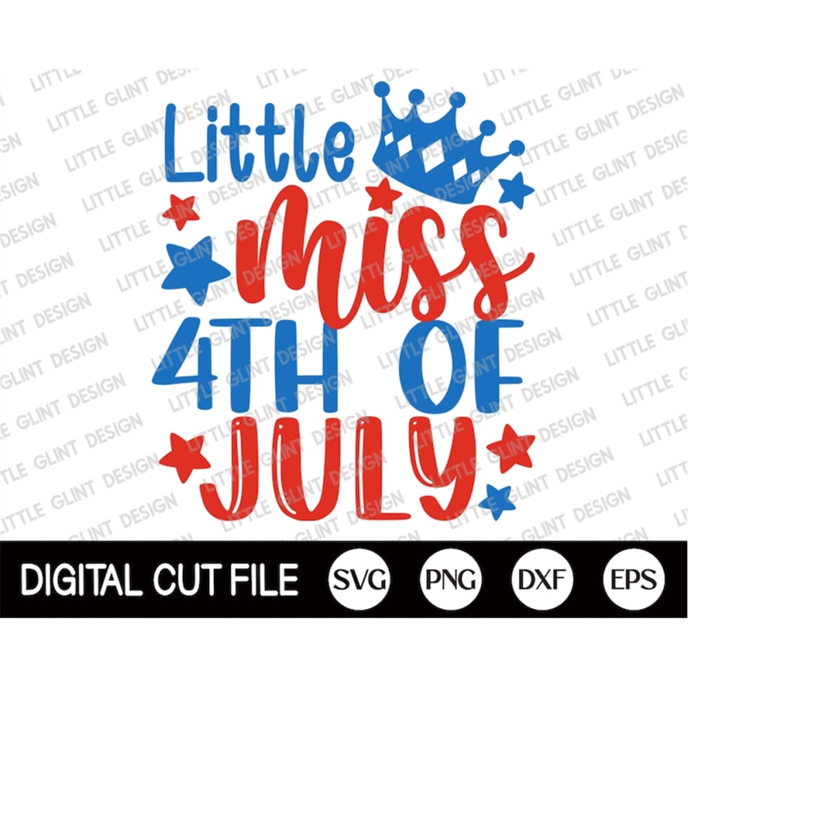 4th of July Svg, Little Miss 4th of July Svg, Independence d | Inspire ...