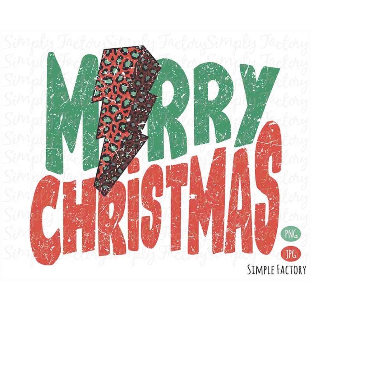 Retro Groovy Merry Christmas Leopard Lightning Bolt Png, Vin | Inspire ...