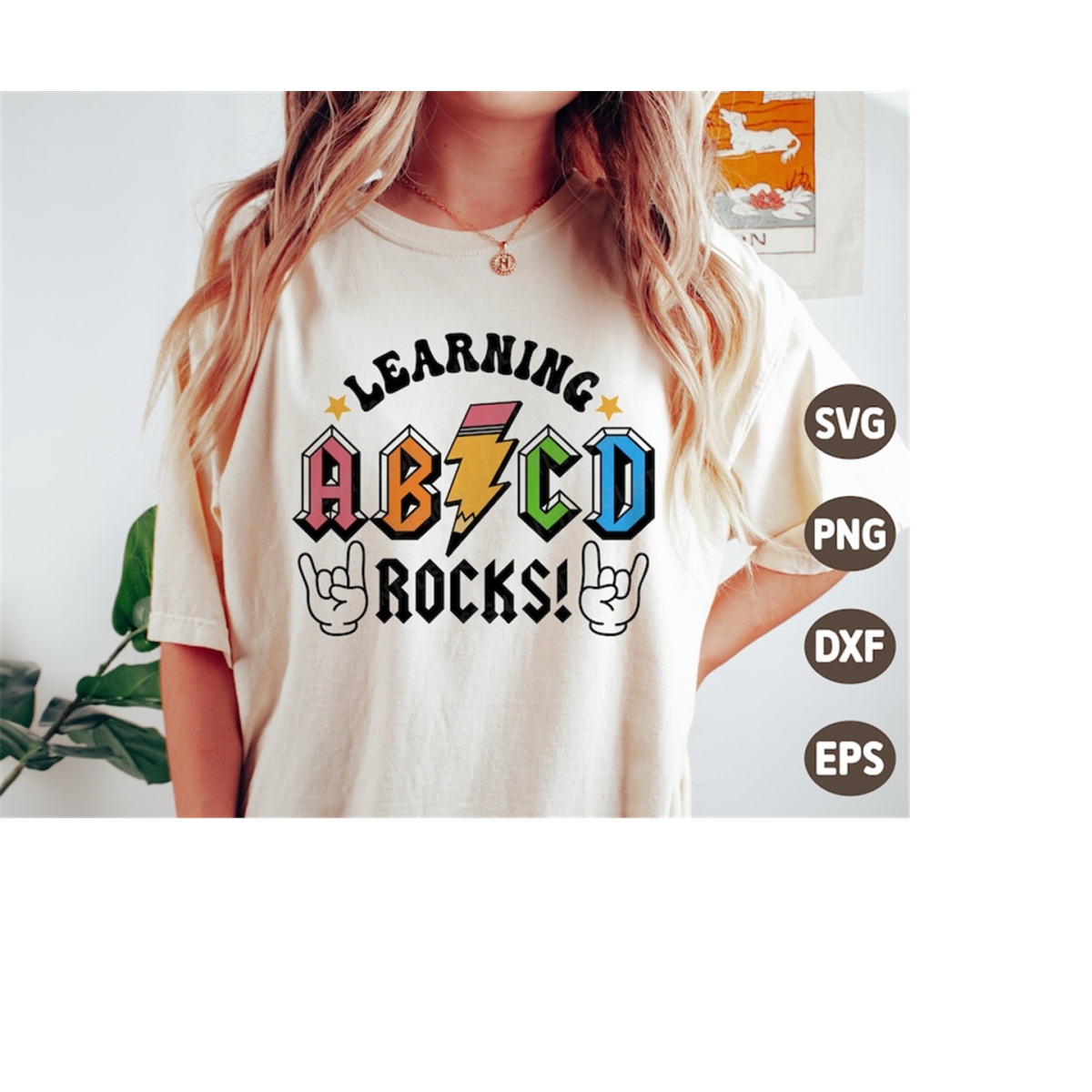 ABCD Learning Rocks SVG PNG, Back To School Svg, Teacher App | Inspire ...