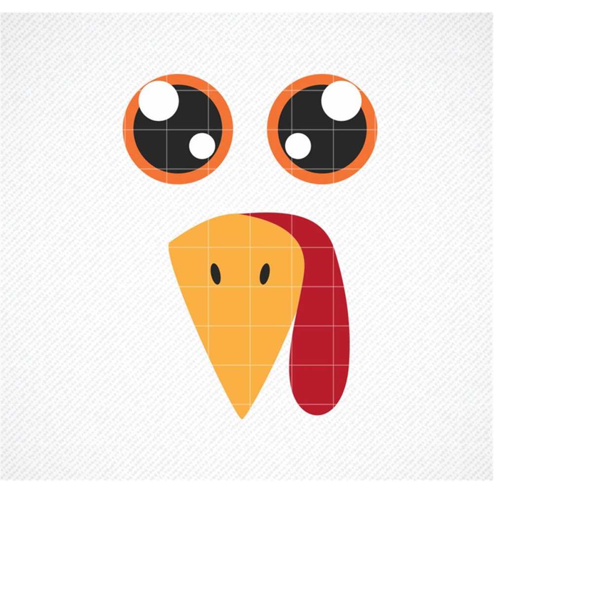 Turkey Face SVG , Turkey SVG , Turkey Trot SVG , Turkey Clip | Inspire ...
