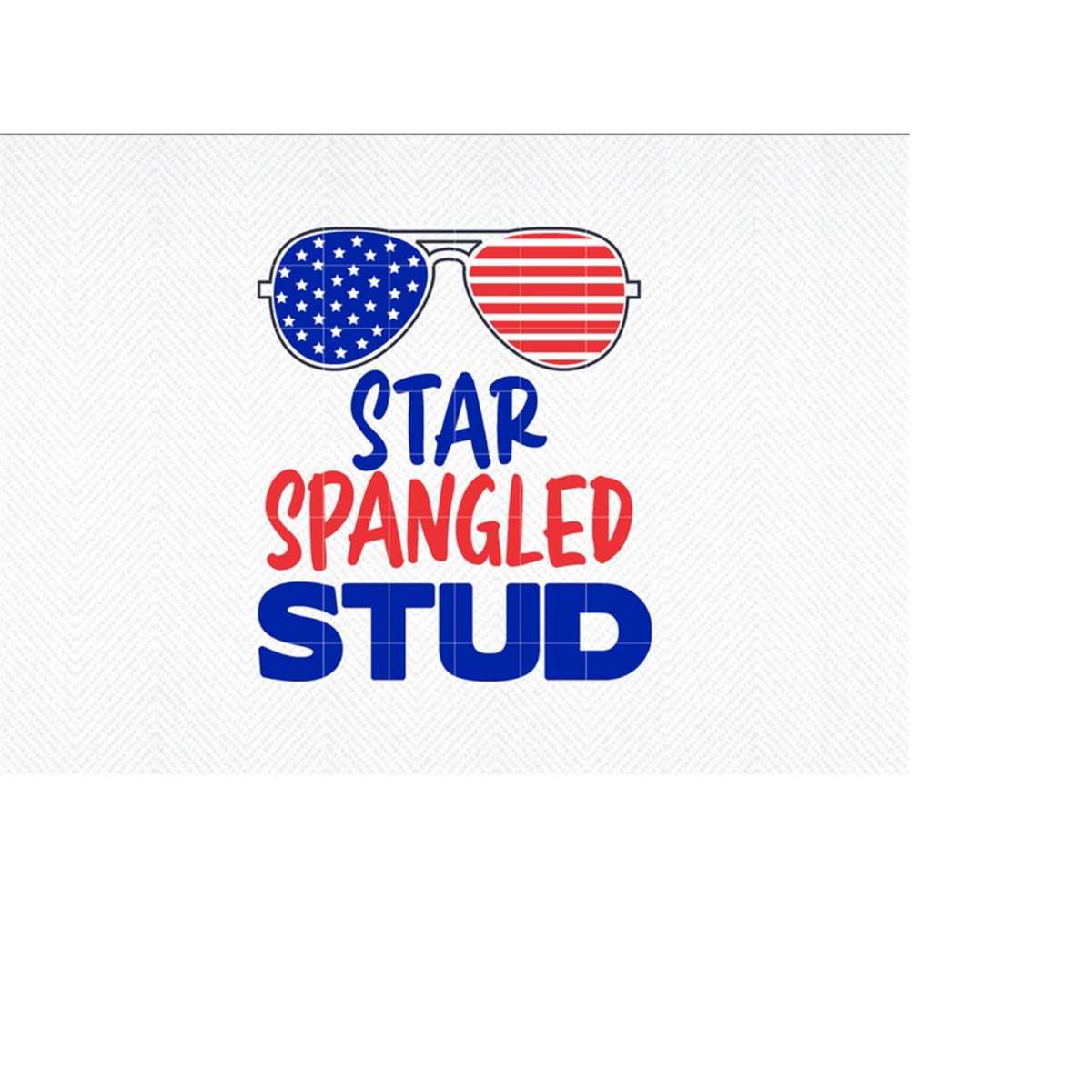 Star Spangled Stud SVG, 4th of July svg, Fourth svg, Fourth | Inspire ...