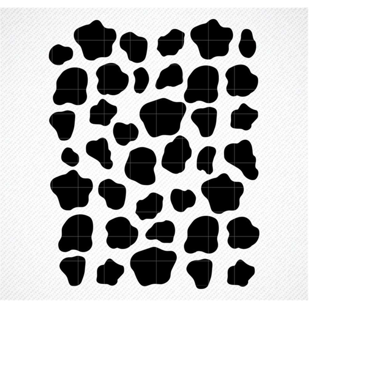 Cow Print SVG, Cow Print Cut File, dxf, png,eps, svg, Animal | Inspire ...