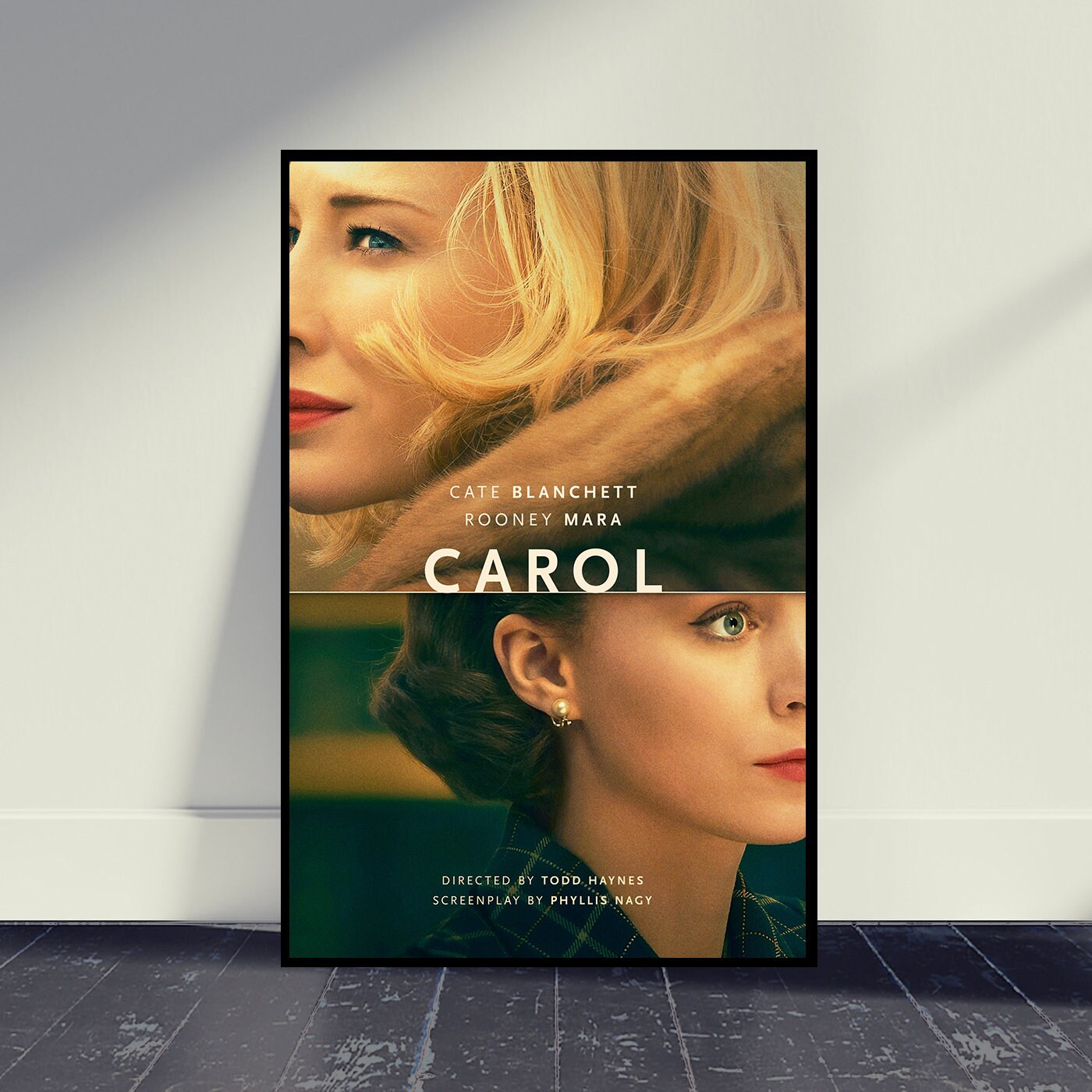 Carol Movie Poster Print, Wall Art, Room Decor, Home Decor, | Inspire ...