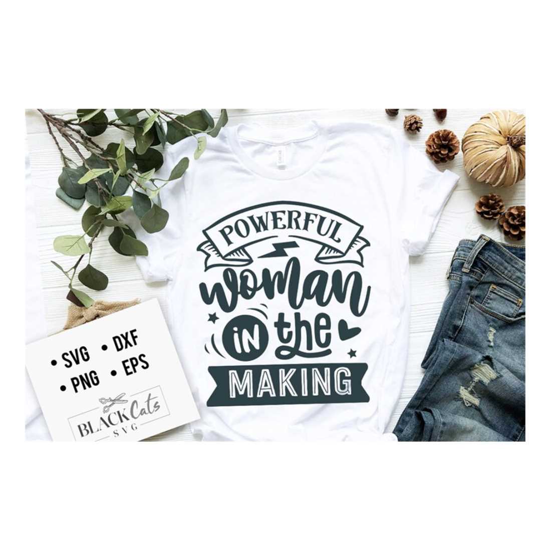 Powerful woman in the making SVG, Strong woman svg, Inspirat | Inspire ...