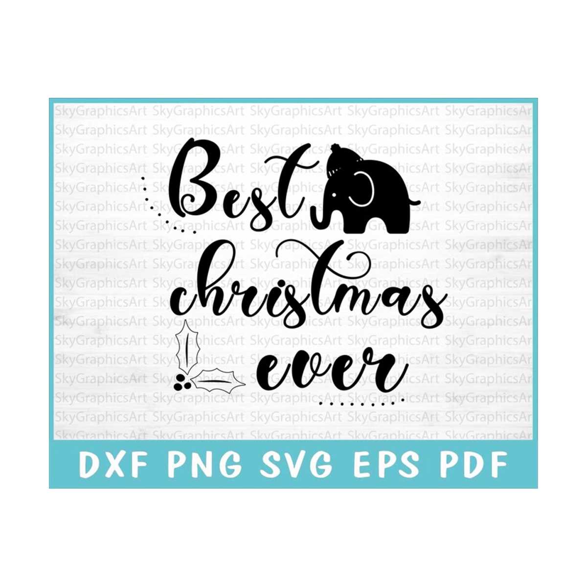 Best Christmas Ever SVG Cut File for Cricut, Holiday Magic S | Inspire ...