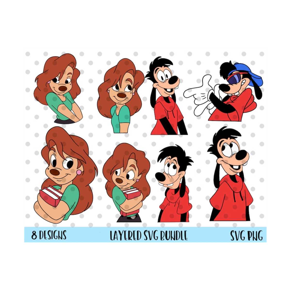 8pcs, Max and Rox Couple SVG Bundle, Max and Roxanne svg, ma | Inspire Uplift