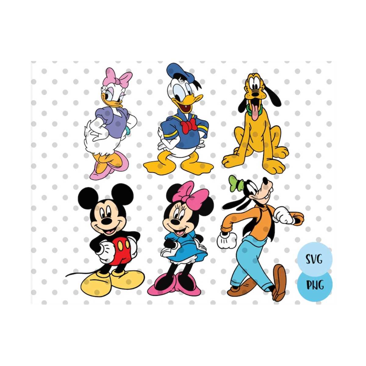 6 Mouse Friends SVG Bundle, mouse svg, mouse friends svg | Inspire Uplift