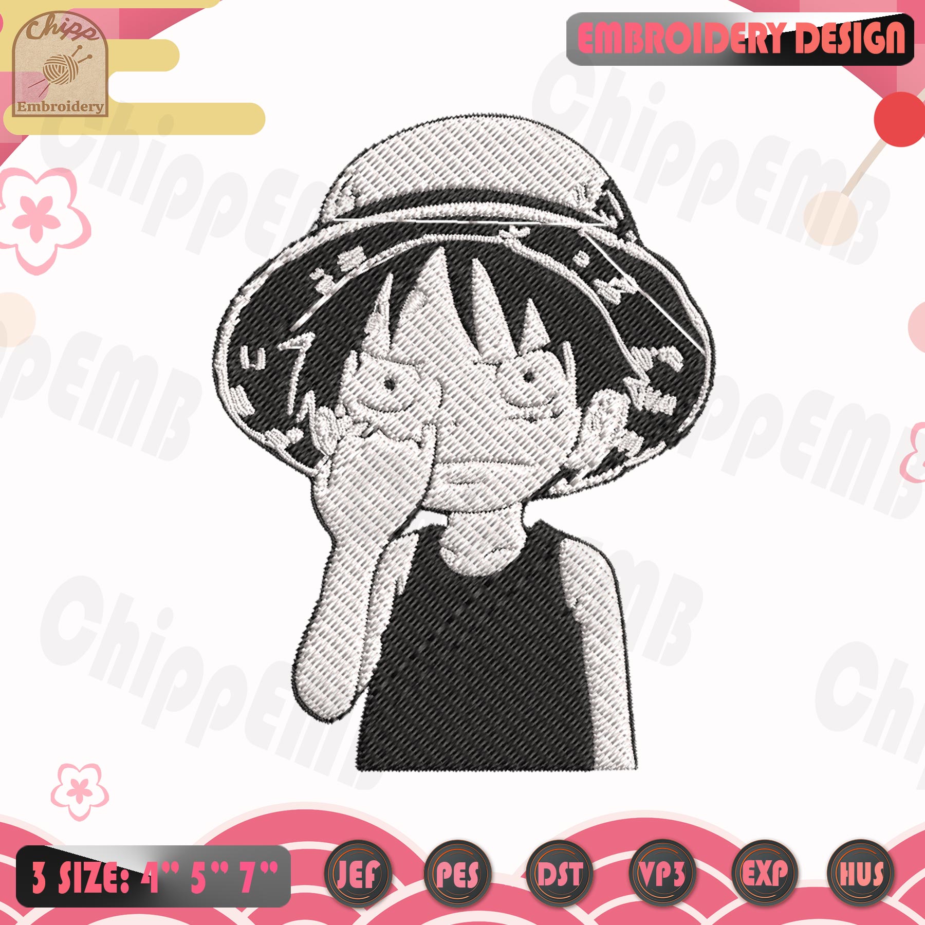 One Piece Embroidery Design, One Piece Embroidery Design, An | Inspire ...