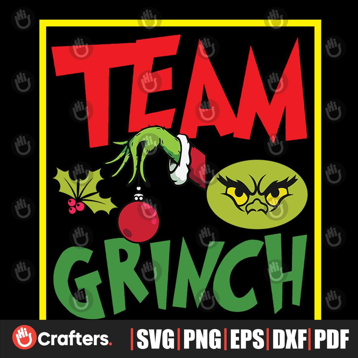 Team Grinch Svg, Christmas Svg, Grinch Svg, Mistletoe Svg, H | Inspire ...