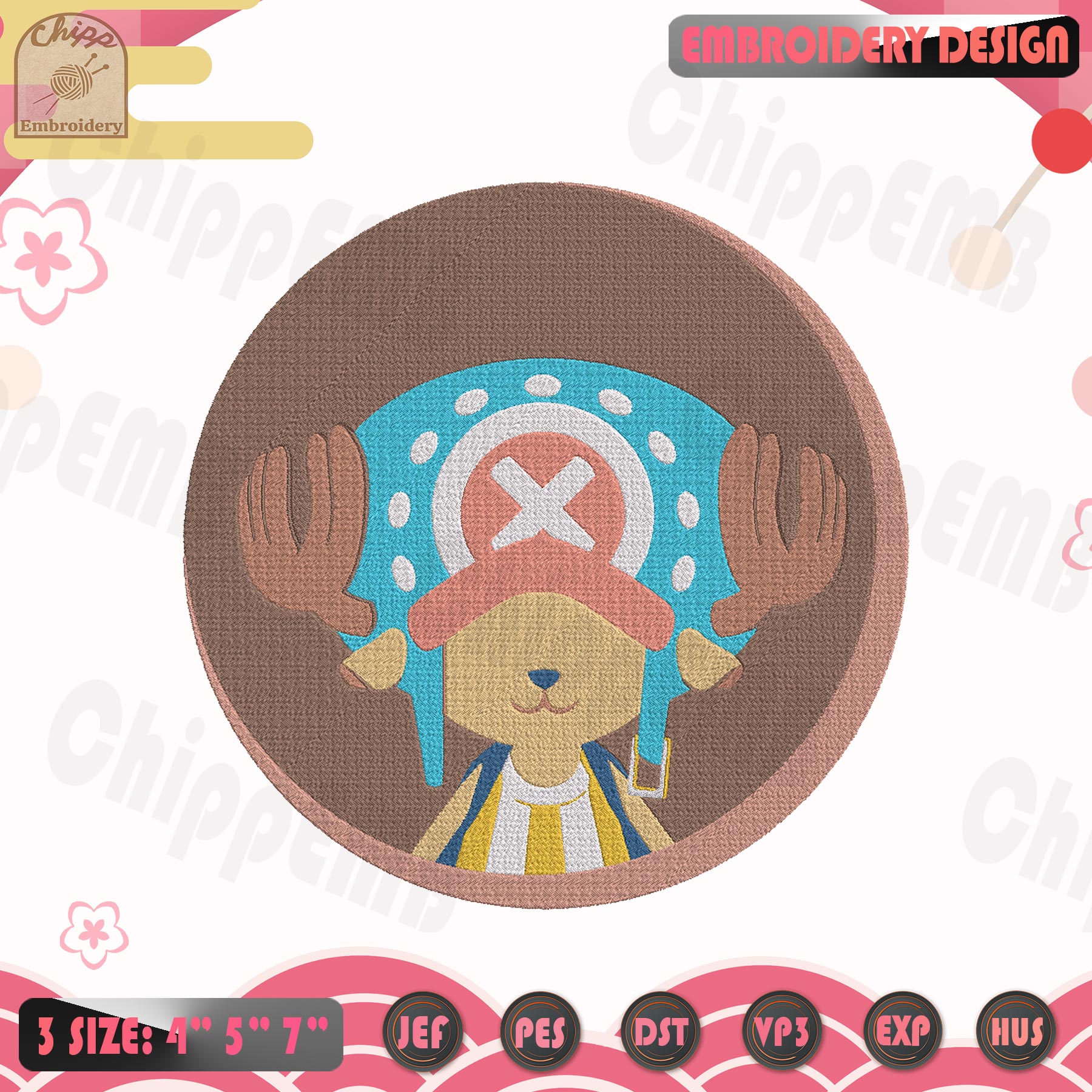 One Piece Embroidery Design, One Piece Embroidery Design, An | Inspire ...