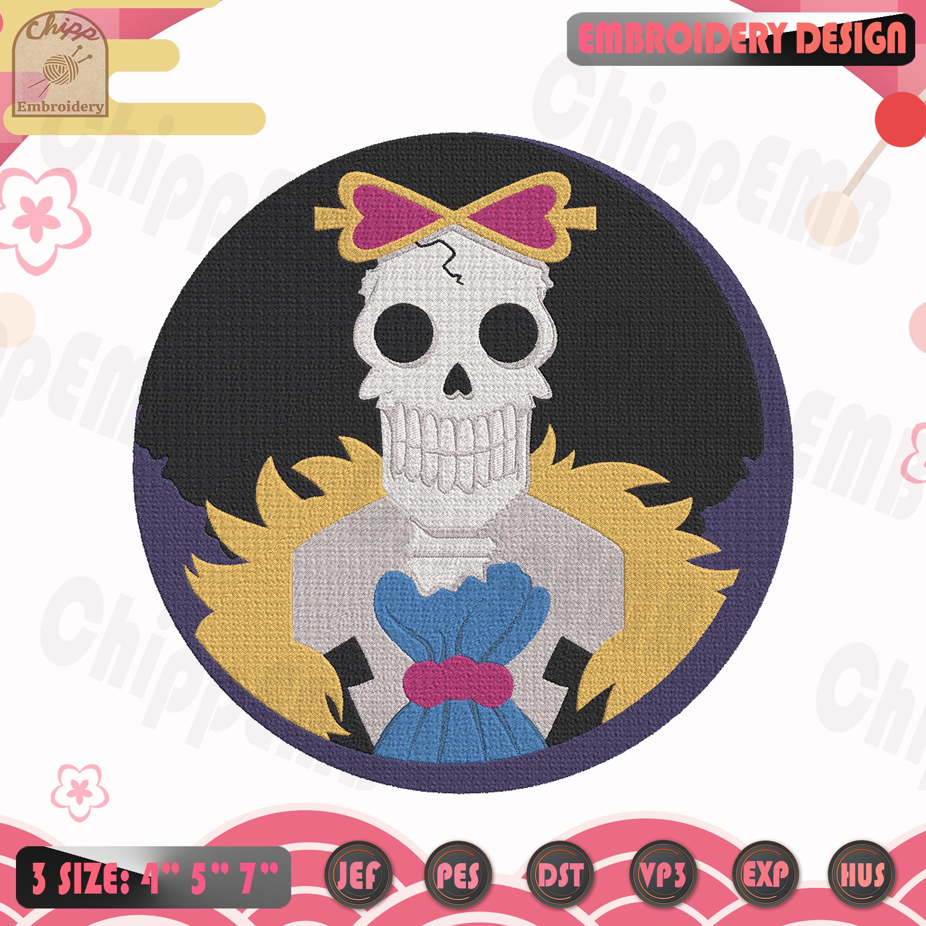 One Piece Embroidery Design, One Piece Embroidery Design, An | Inspire ...