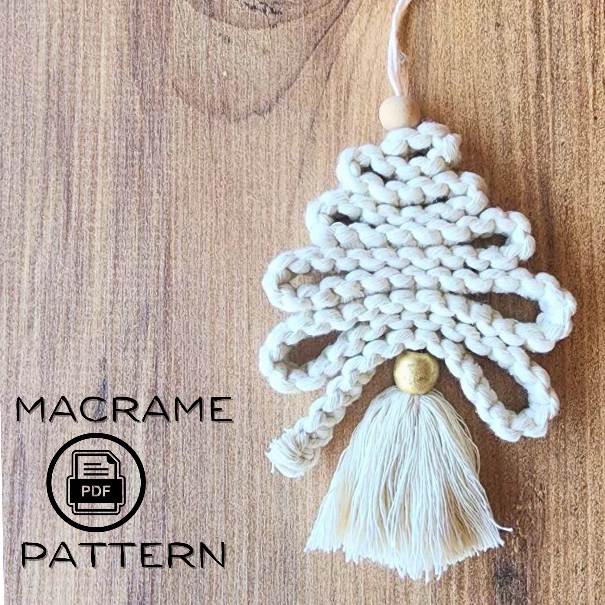 Macrame Christmas Tree Pattern Christmas decorations Macrame | Inspire ...