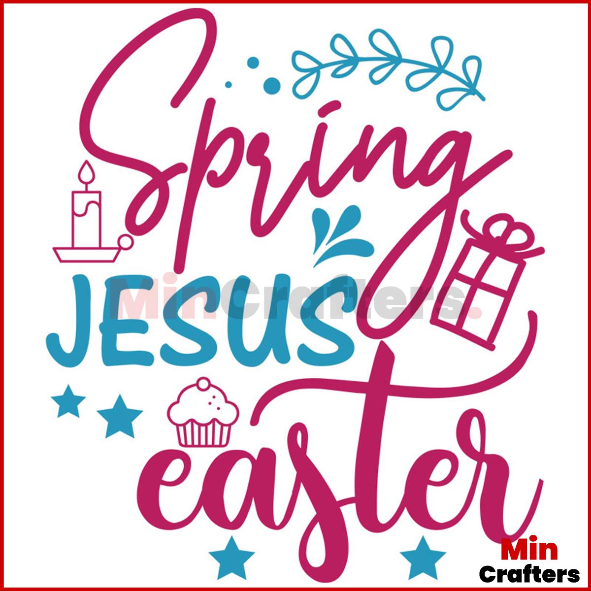 Spring Jesus Caster Svg, Christmas Svg, Spring Jesus Svg, Ch - Inspire ...