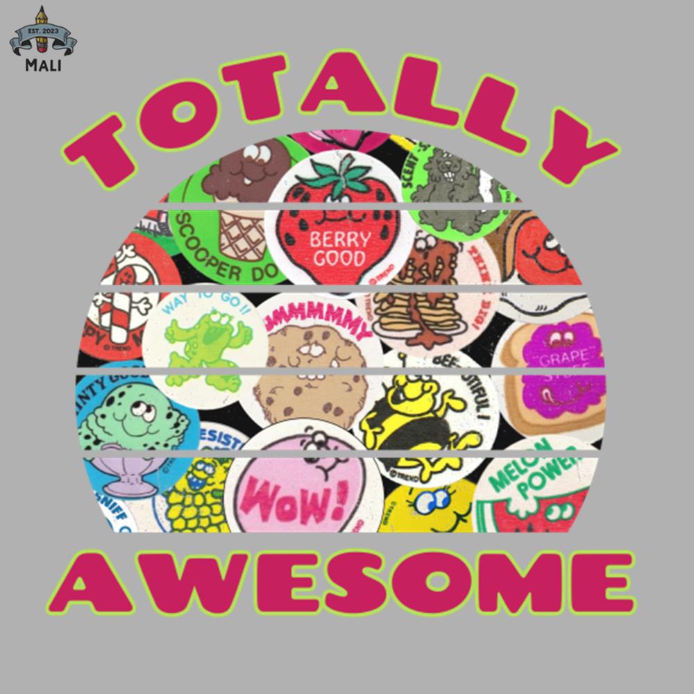 Totally Awesome 80s Scratch N Sniff Sticker Sunset Collage S | Inspire ...