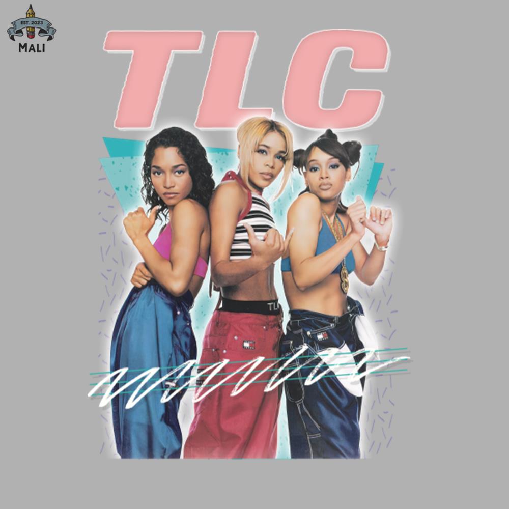 TLC 90s Aesthetic Fan Art Design Sublimation PNG Download | Inspire Uplift