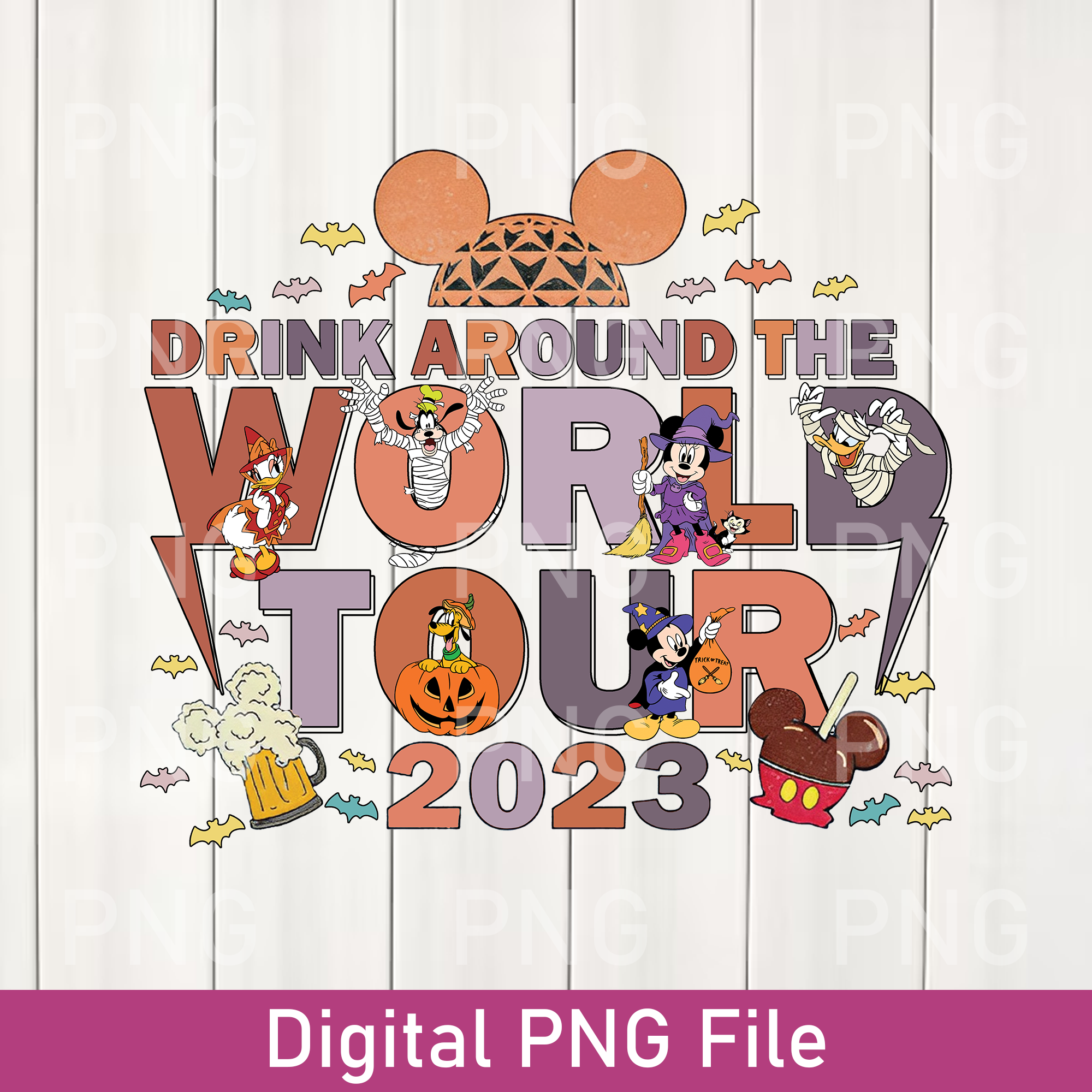 Retro Epcot World Tour PNG, Epcot Center 1982 PNG, Drinking - Inspire ...