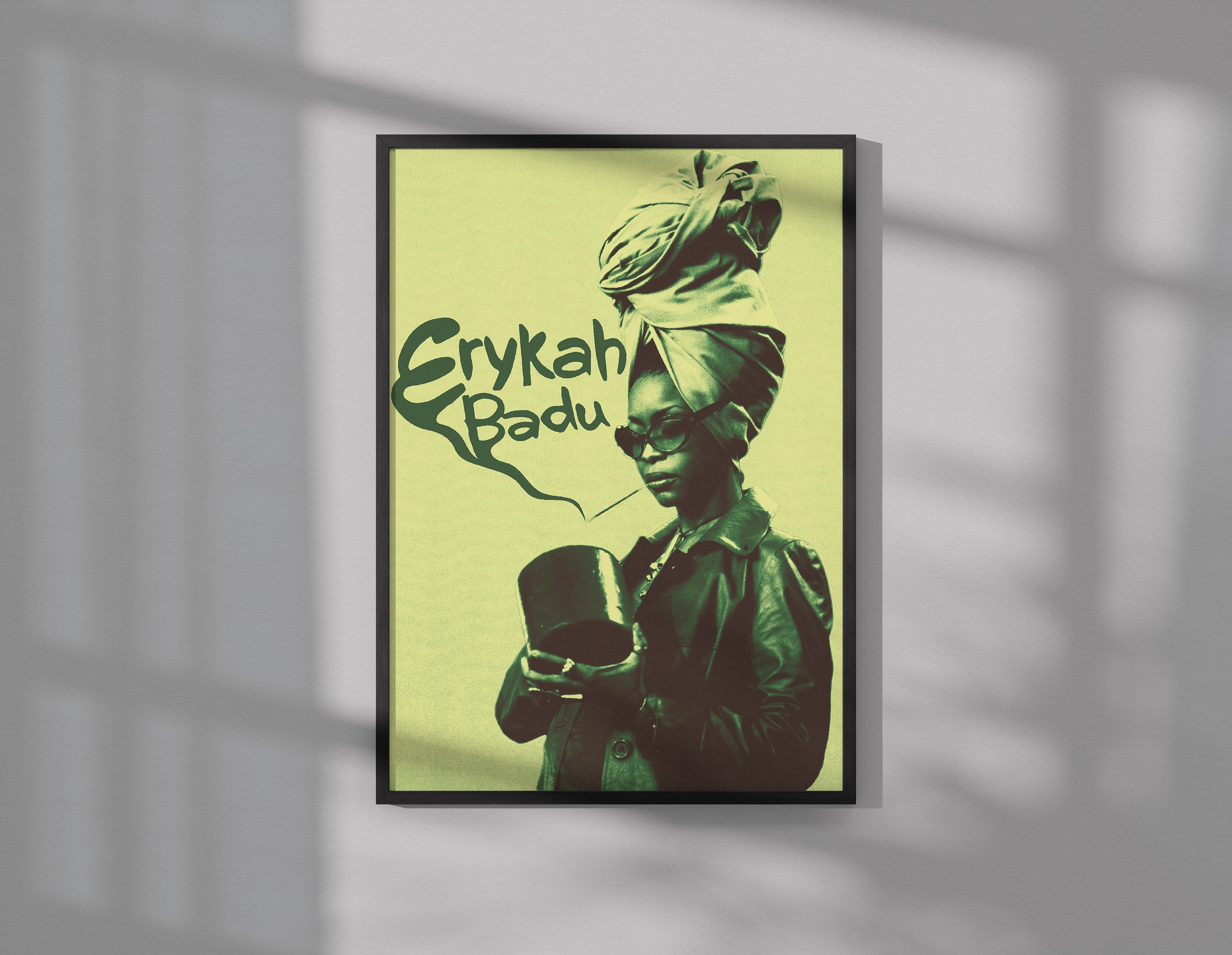Erykah Badu Poster Music Poster Wall Art Wall Decor - Inspire Uplift