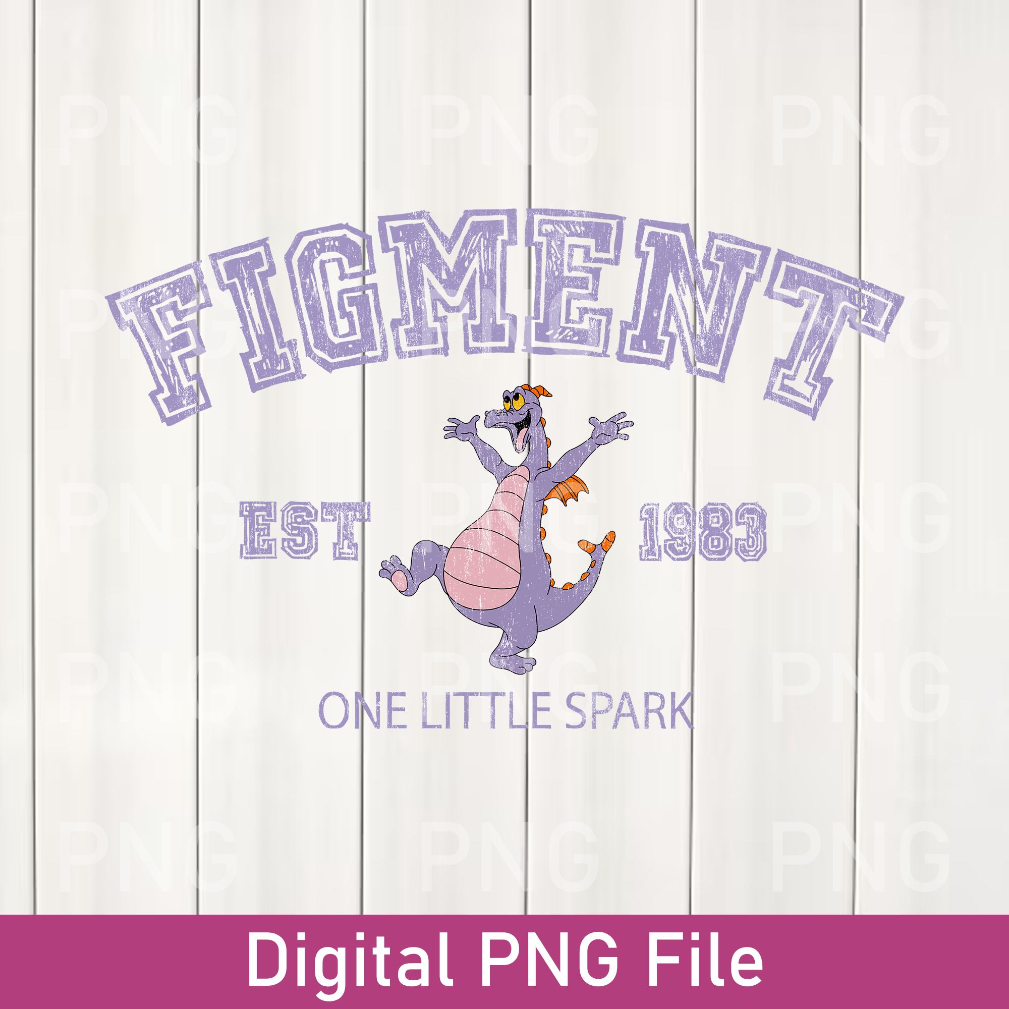 Epcot Character Figment Est 1983 PNG, Epcot PNG, Womens Epco - Inspire ...
