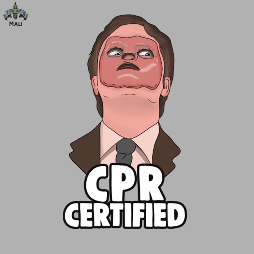 The Office Memes Dwight CPR Certified Sublimation PNG Downlo - Inspire ...