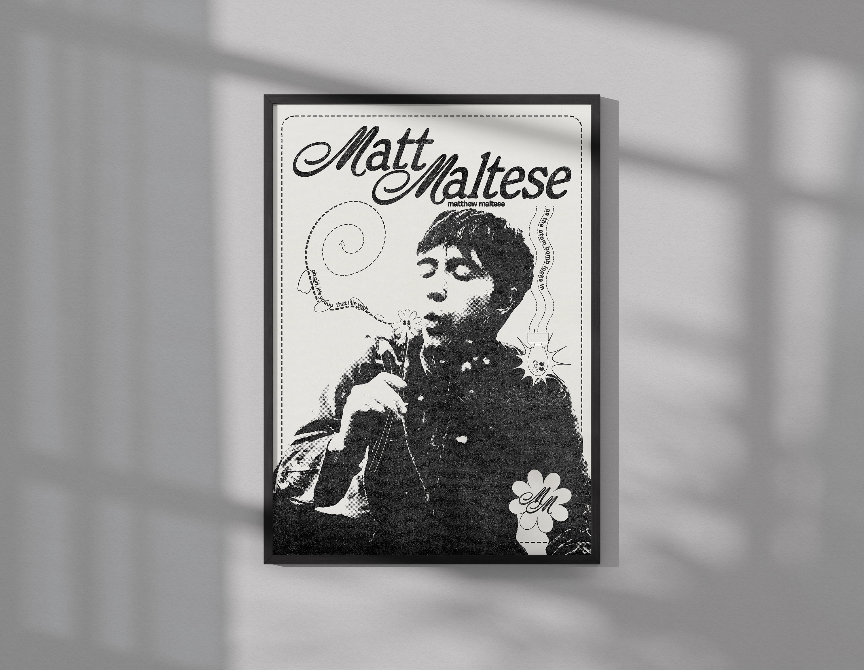 Matt Maltese Poster Music Poster Wall Art Wall Decor.jpg - Inspire Uplift