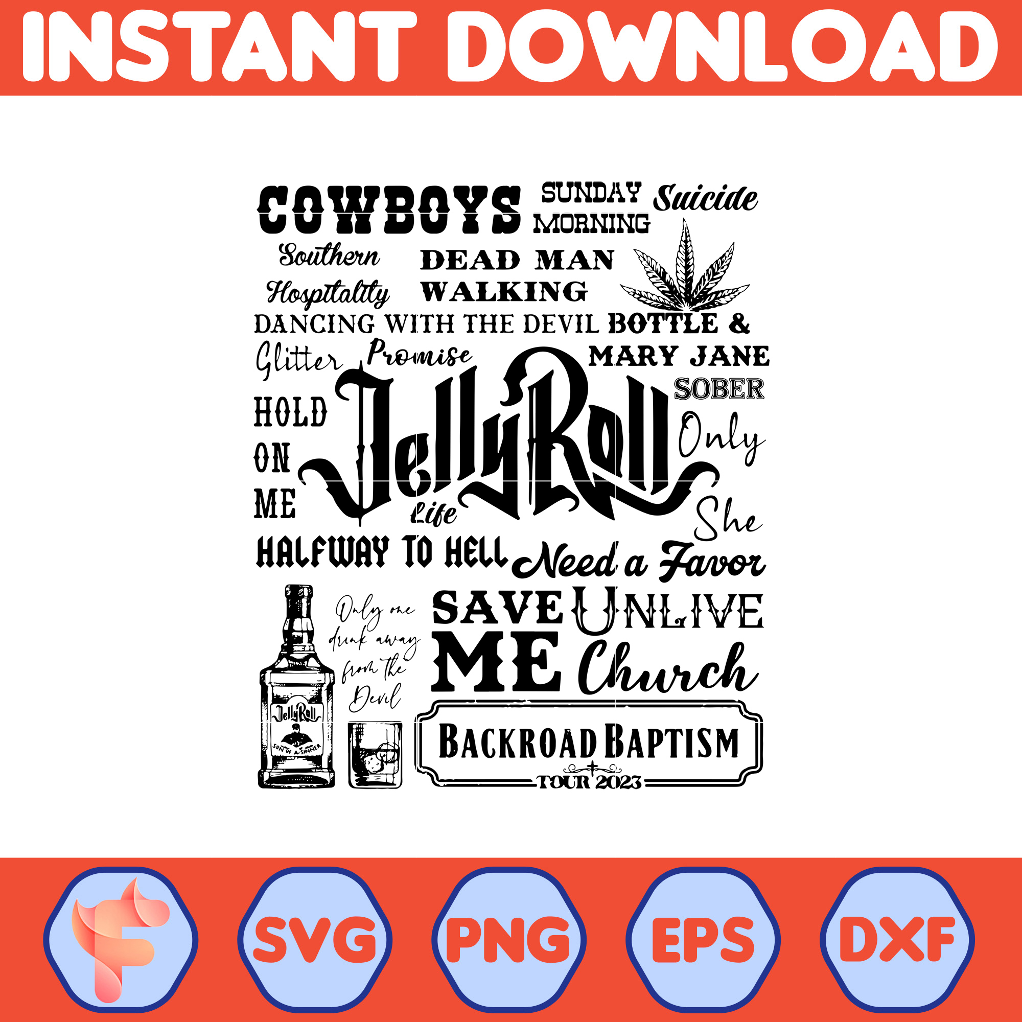 Jelly Roll American Rock Singer Svg, God I need a favor Svg, | Inspire ...