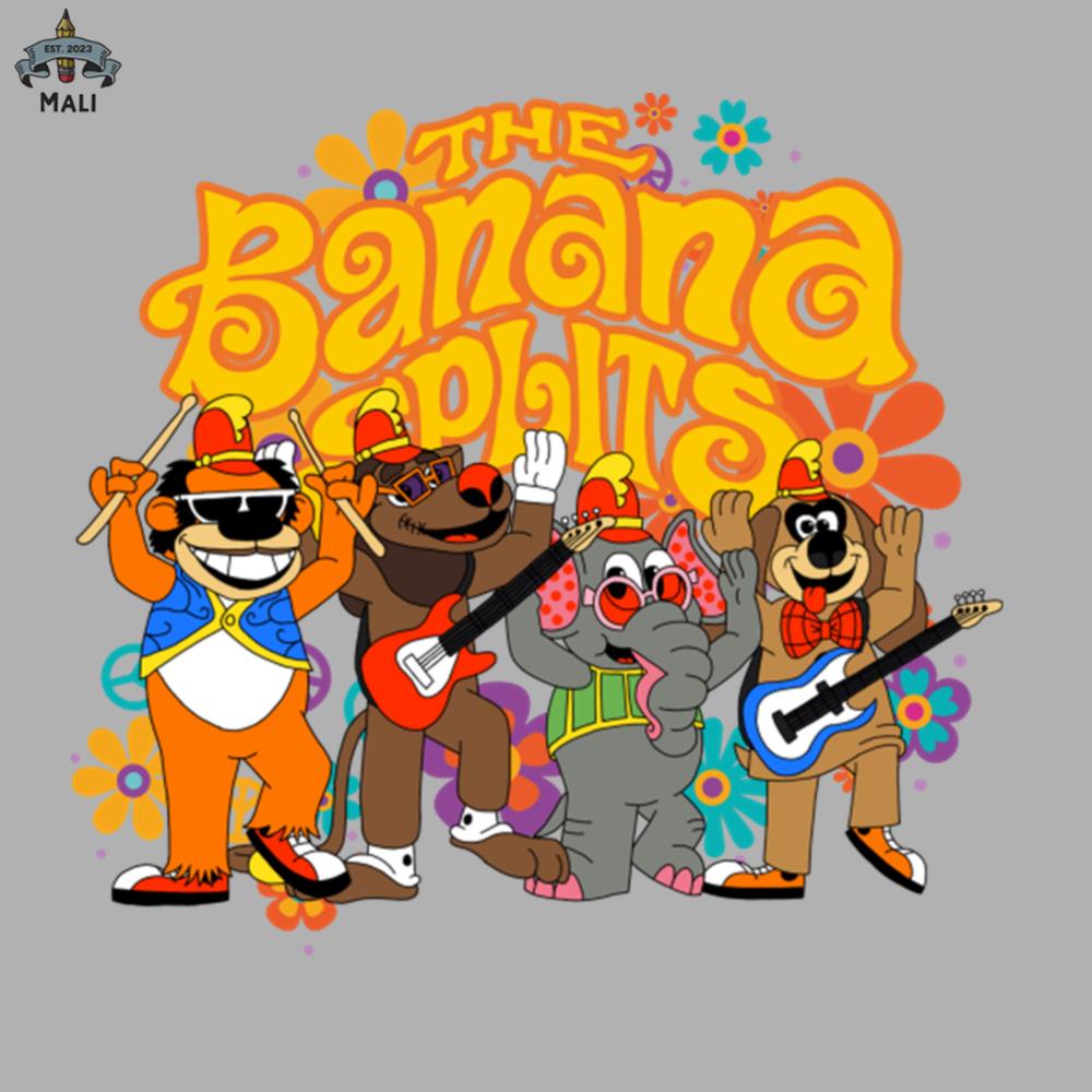 The Banana Splits Cartoons Vintage Sublimation PNG Downloa | Inspire Uplift