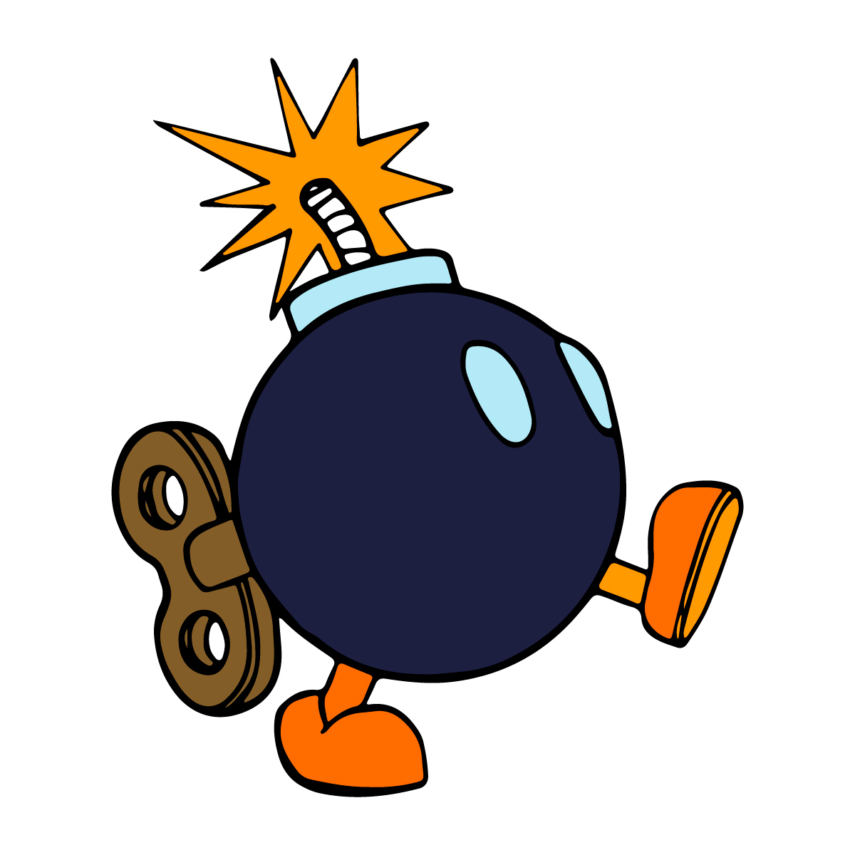 Super Mario Bomb Walking Svg, Dxf Eps Pdf Png, Cricut, Cutti | Inspire ...