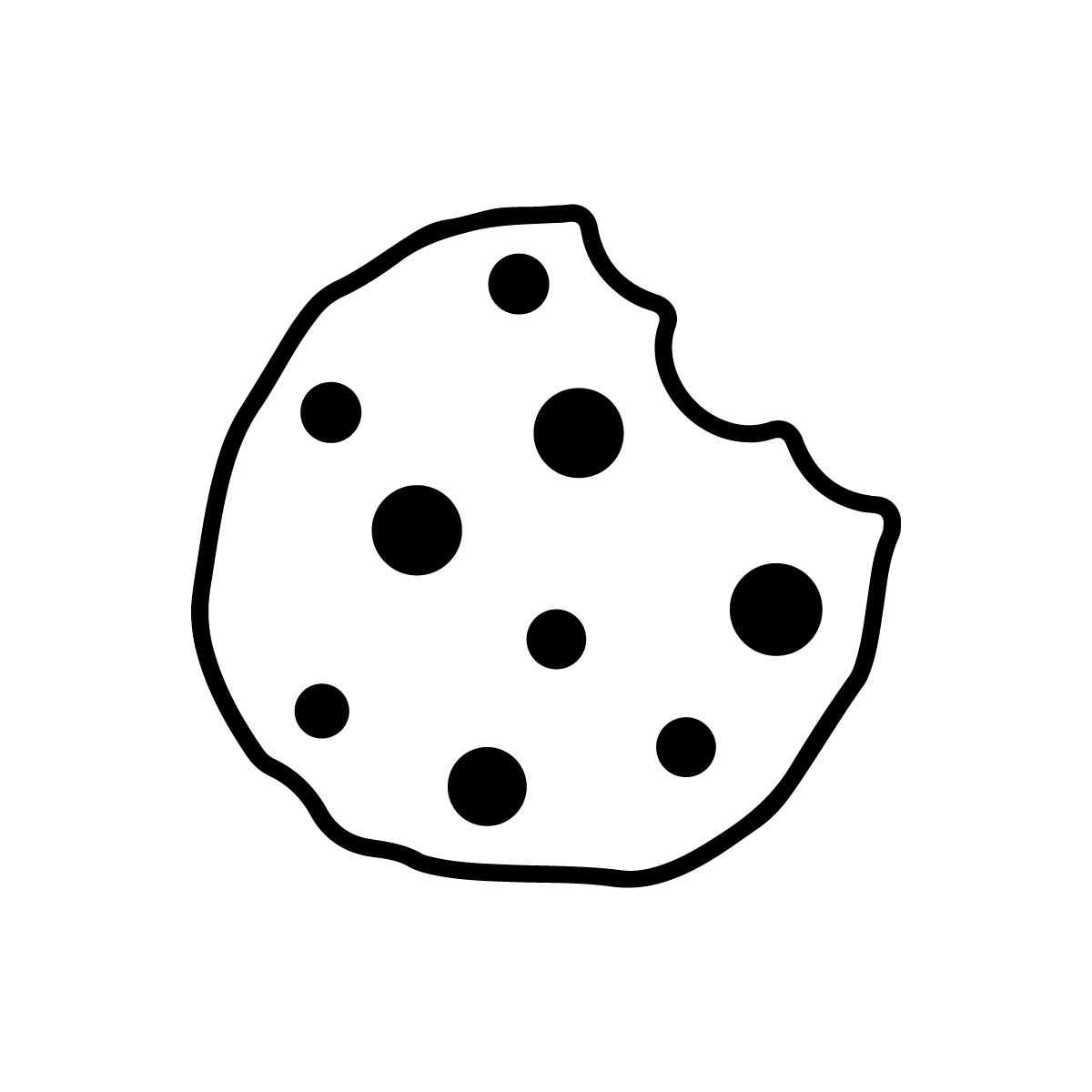 Chocolate Chip Cookie SVG Files , Choc Chip Cookies SVG Cut - Inspire ...