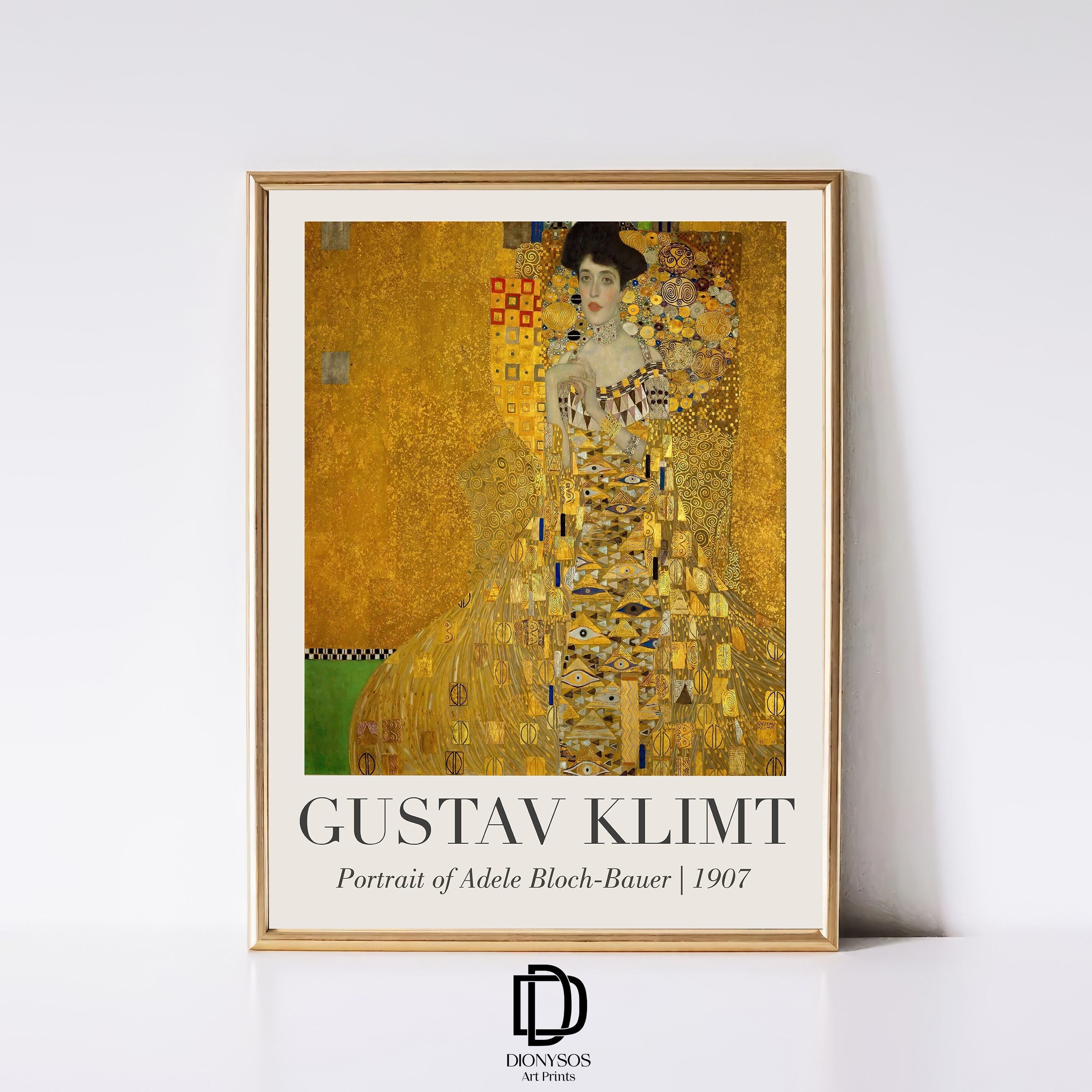 Gustav Klimt Woman Print, Vintage Gustav Klimt Printable Wal | Inspire ...