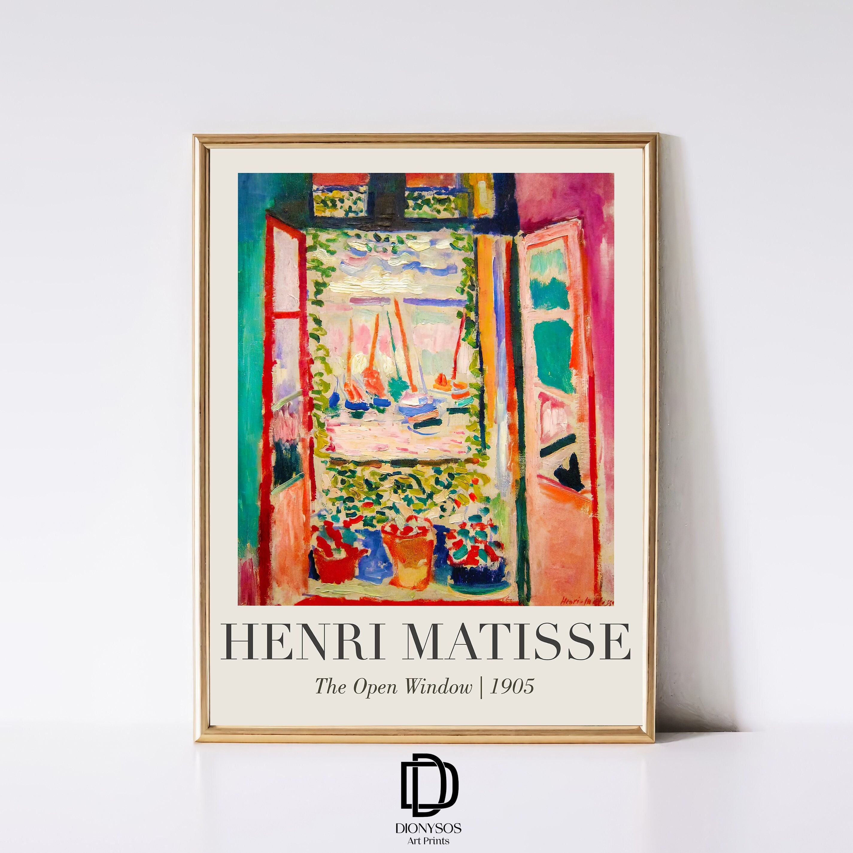 Henri Matisse The Open Window Art Print, Printable Exhibitio | Inspire ...