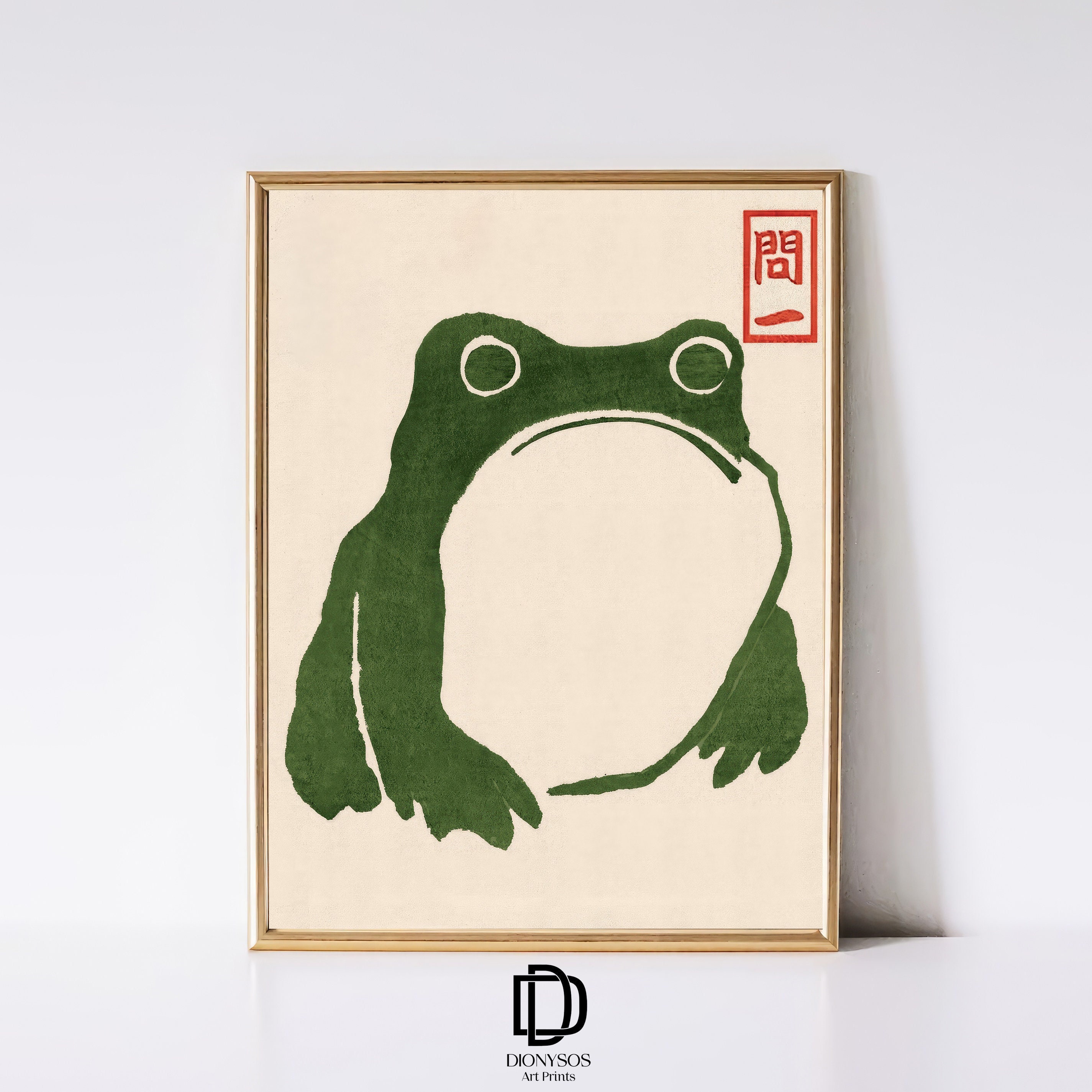 Japanese Matsumoto Hoji Frog Print, Vintage Frog Woodblock P | Inspire ...