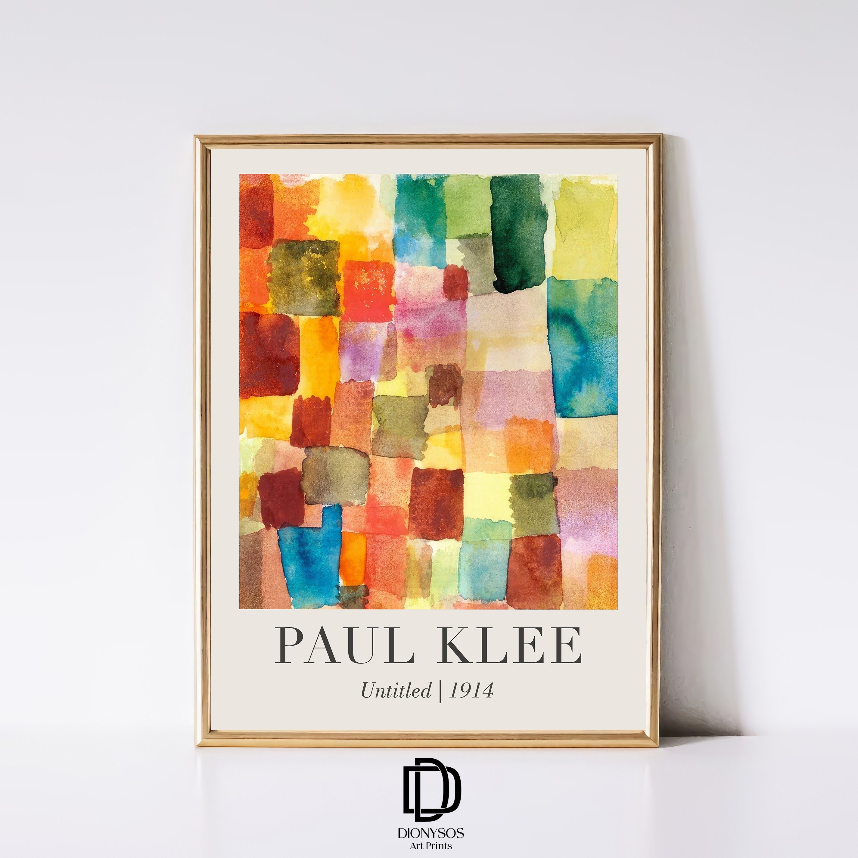 Paul Klee Untitled Art Print, Vintage Paul Klee Wall Art, Pa | Inspire ...