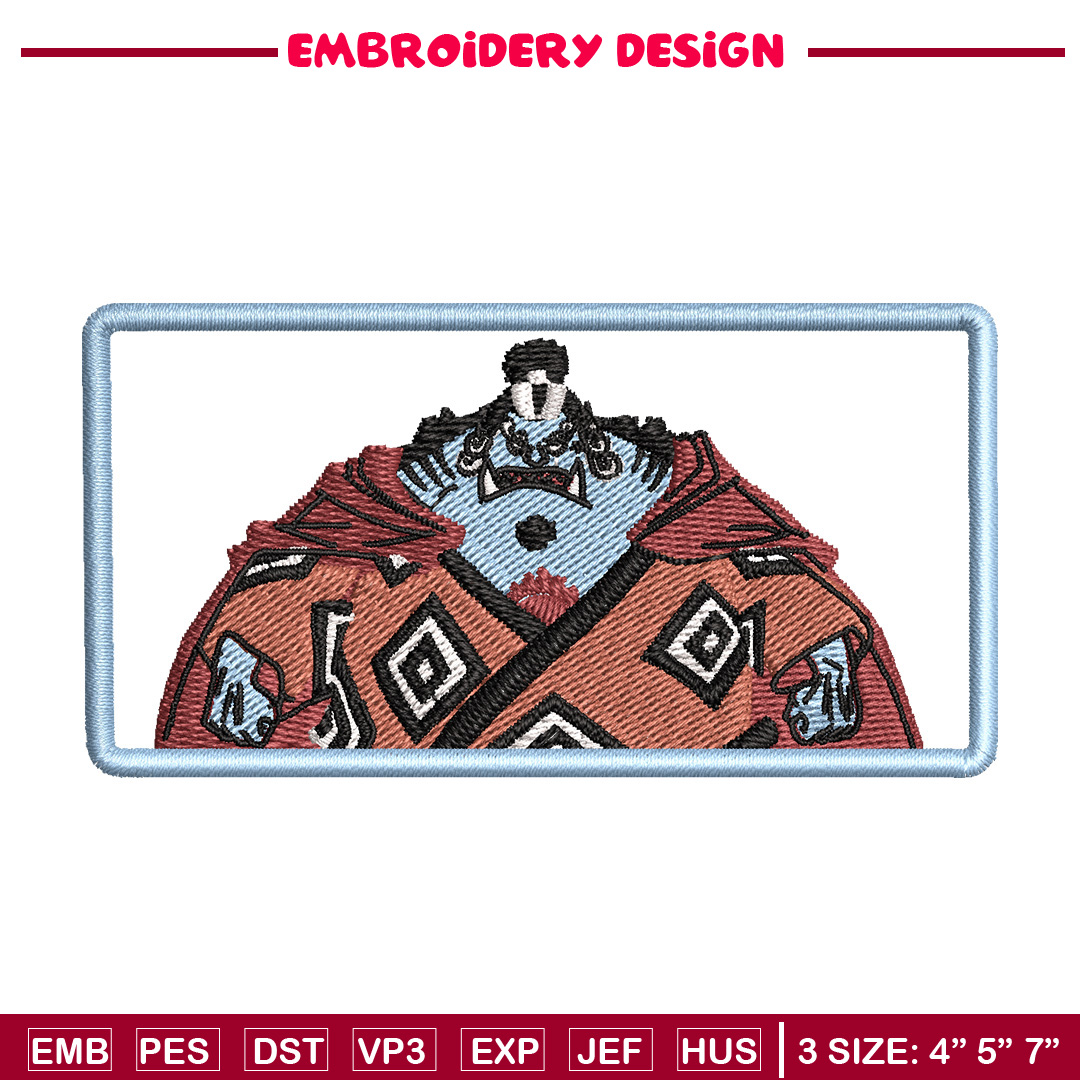 Jinbei box embroidery design, One piece embroidery, Anime de | Inspire ...