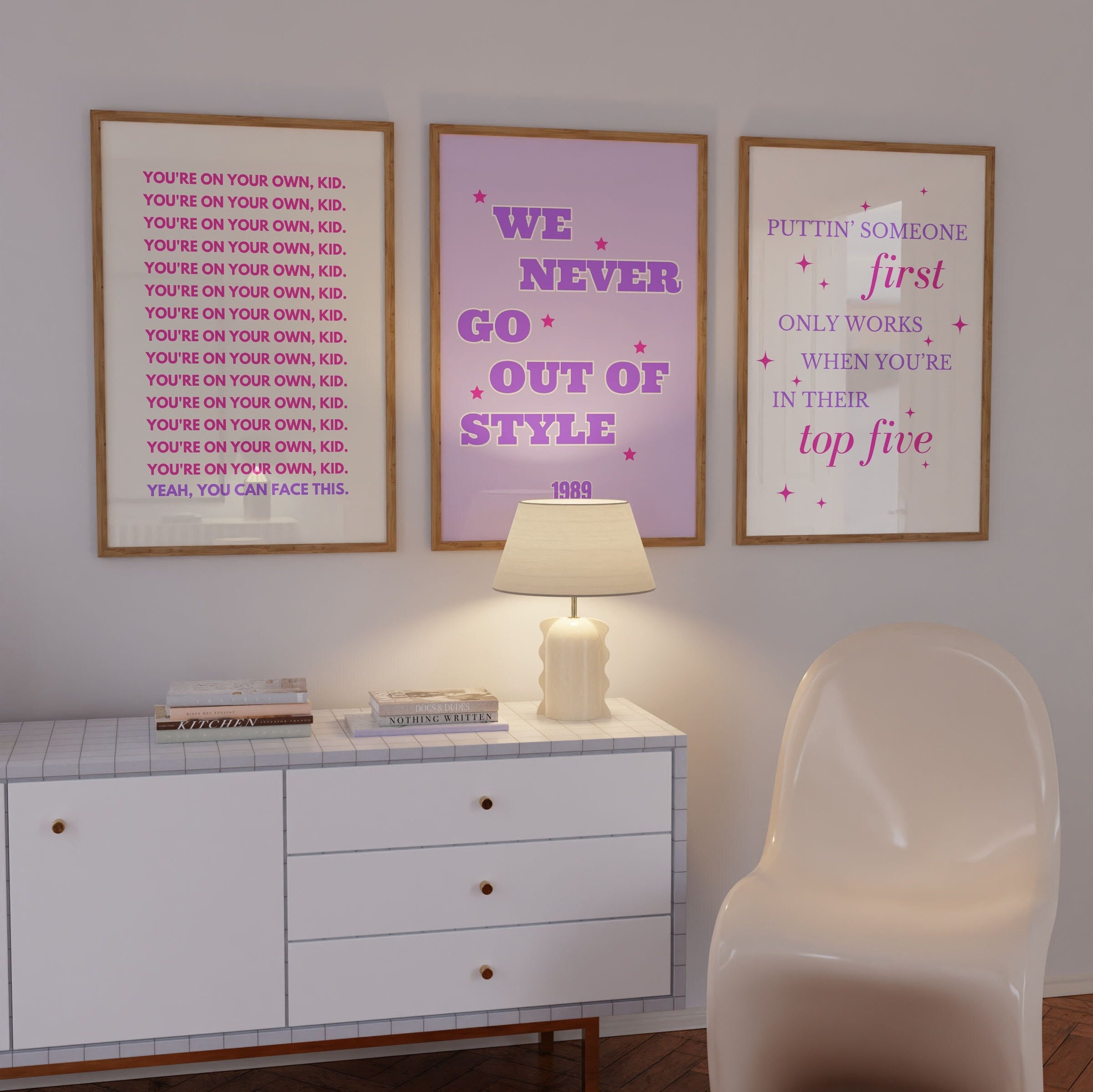 Set of 3 Taylor Swift Posters, Bejeweled Taylor Swift Poster | Inspire ...