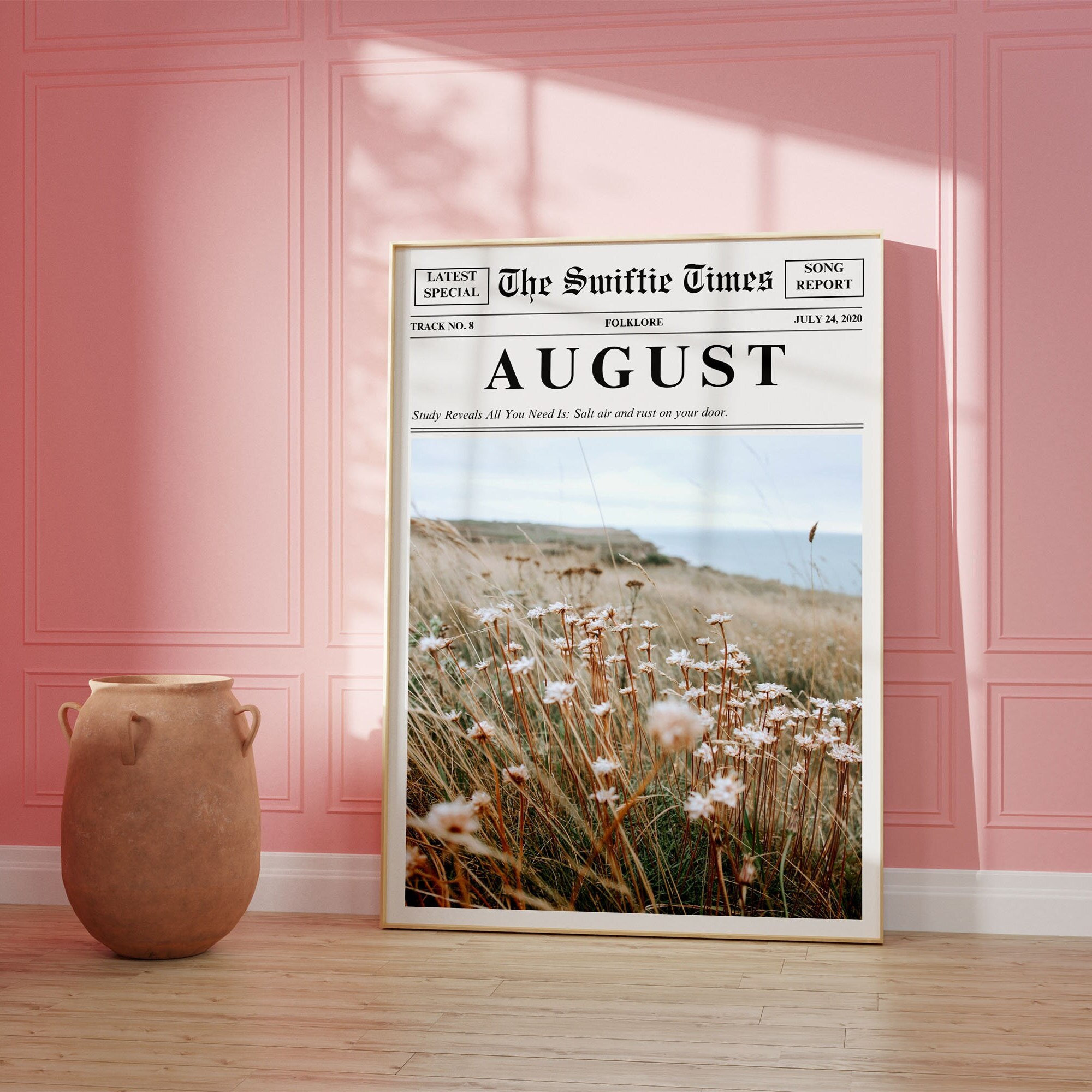 Taylor August Poster, August Folklore Poster, August Swiftie | Inspire ...