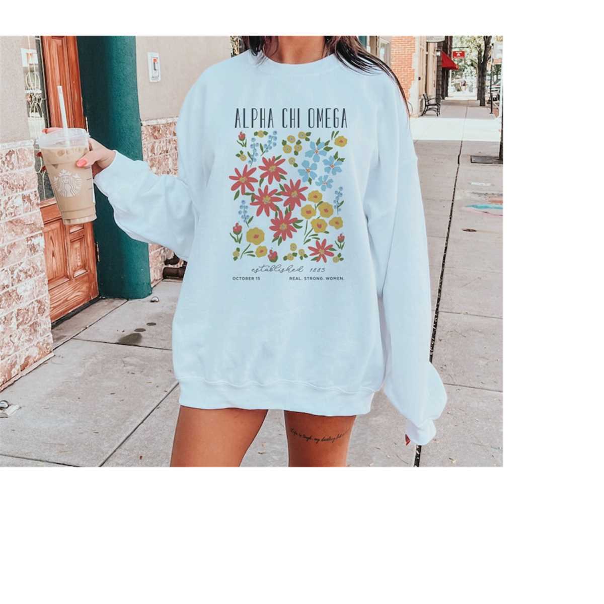 Alpha Chi Omega Oversized Shirt, Trendy A Chi O Hoodie, AXO | Inspire ...
