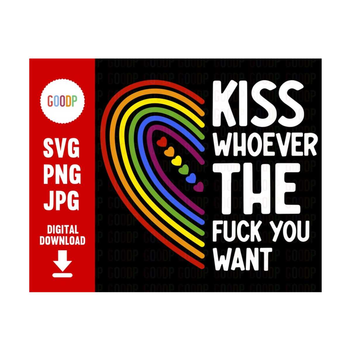 Kiss Whoever, You Want, Pride Flags Svg, Pride Heart Svg, Pr | Inspire ...
