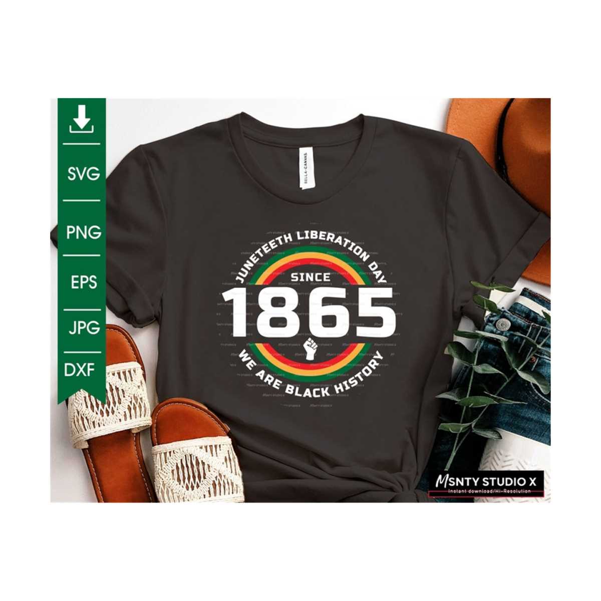 Juneteenth SVG, Black woman Gifts Svg, Since 1865 Svg,Black | Inspire ...
