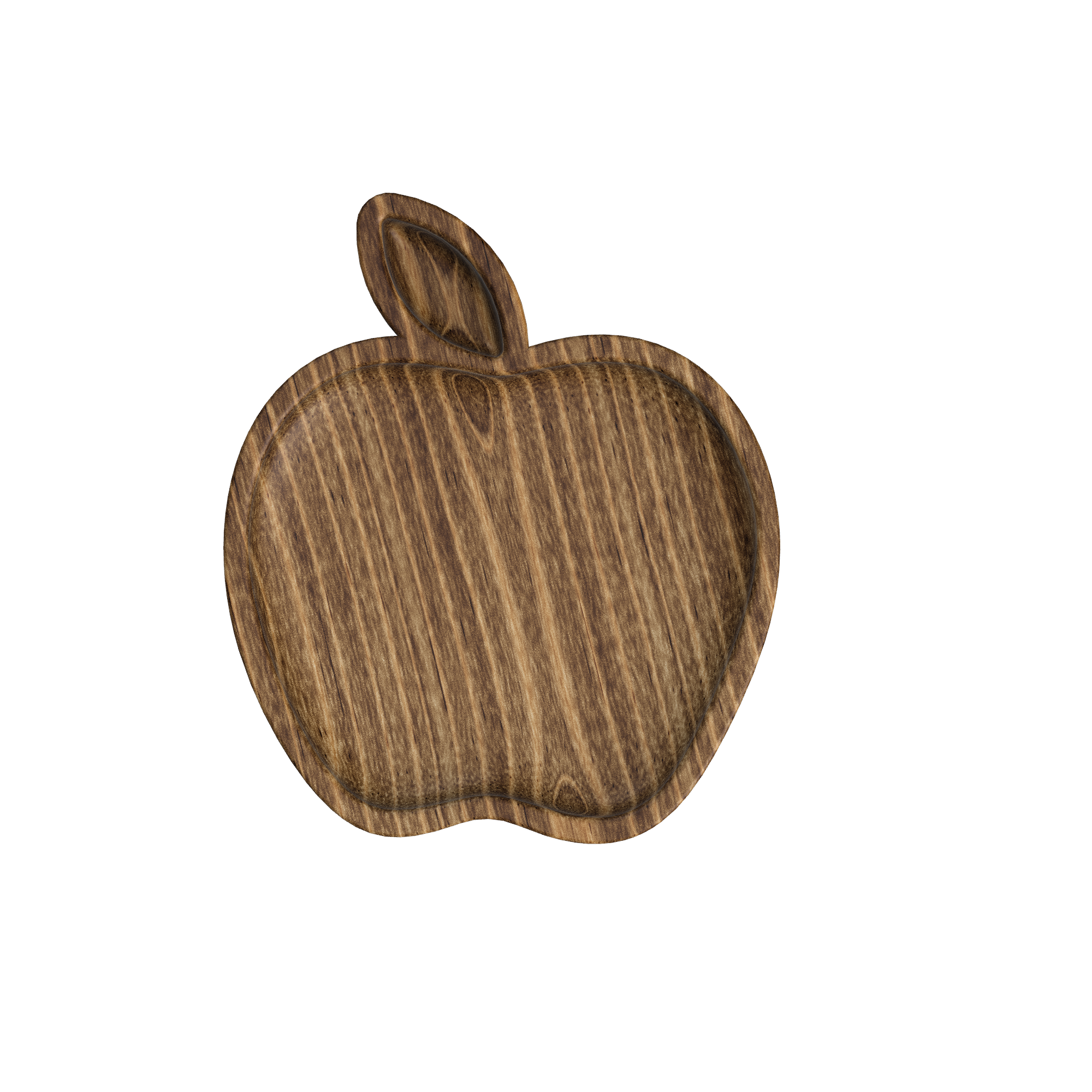 APPLE PLATE STL FILE FOR CNC | Inspire Uplift