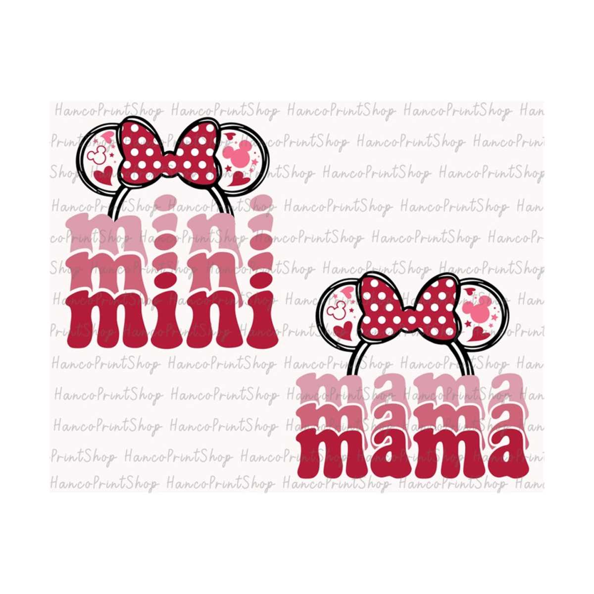 Bundle Mama Mimi Svg, Mother's Day Svg, Mimi Mouse Svg, Mom | Inspire Uplift