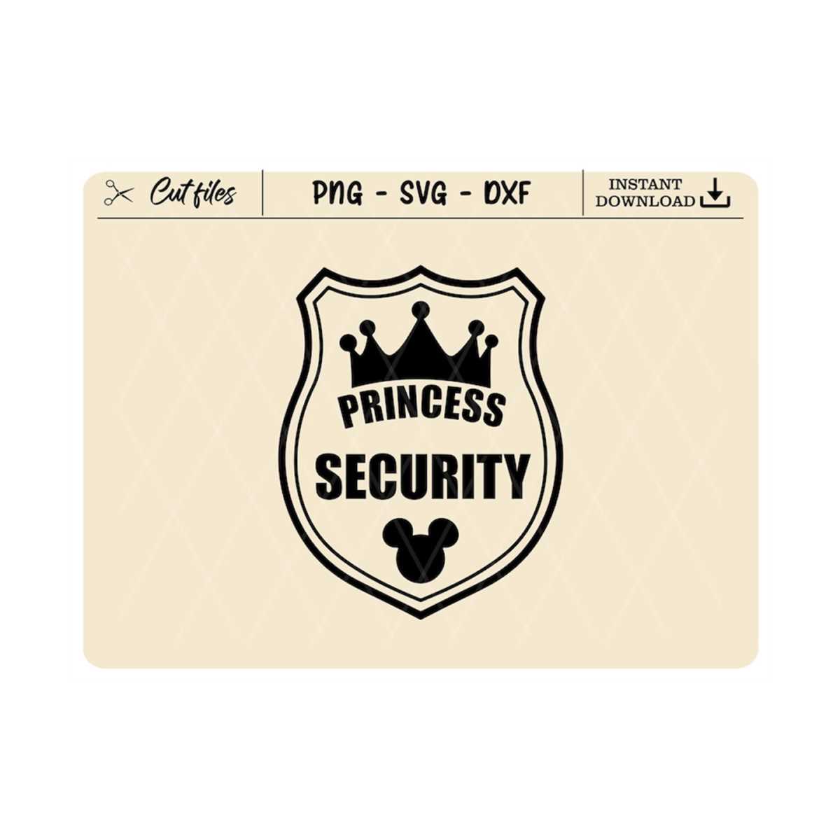 Princess Security Svg, Funny Dad Svg, Boyfriend Security Svg | Inspire ...