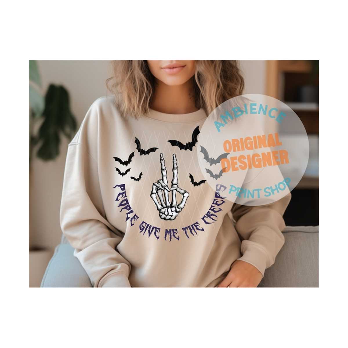 People give me the creeps PNG- Sublimation Design,Halloween - Inspire ...