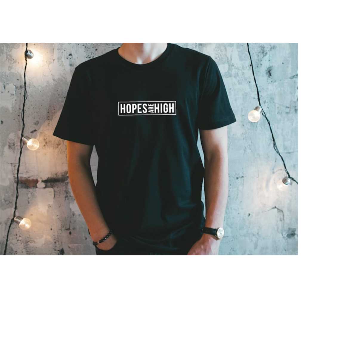 Christian Men, Hopes are High, Gift for Christian, Men's Shi | Inspire ...