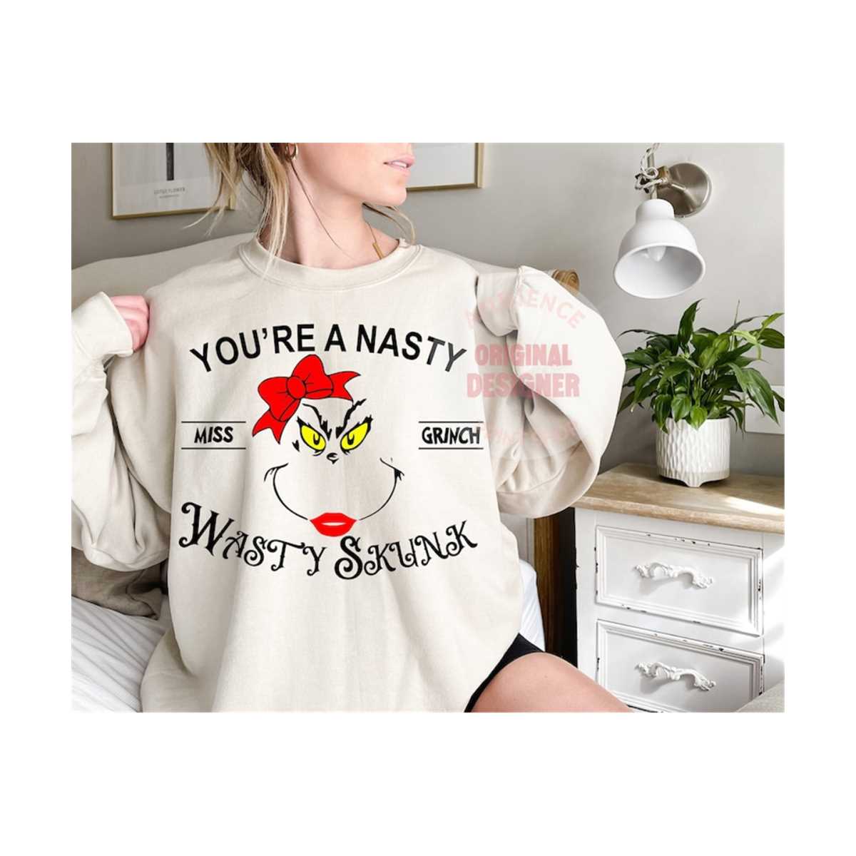 You're A Nasty Miss Grinch Wasty Skunk Svg , Grinch, Christm | Inspire ...