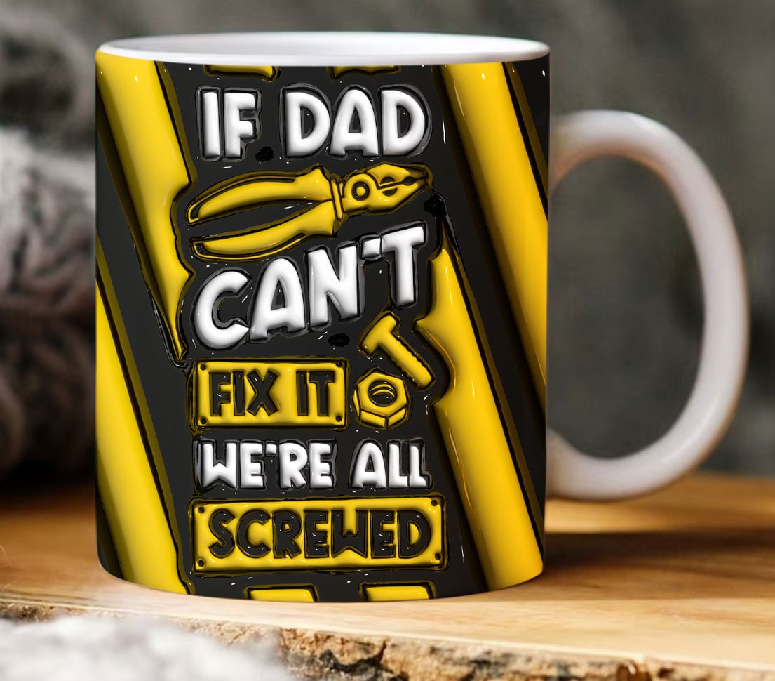 3D Puffy I Can Fix It Mug | Inspire Uplift