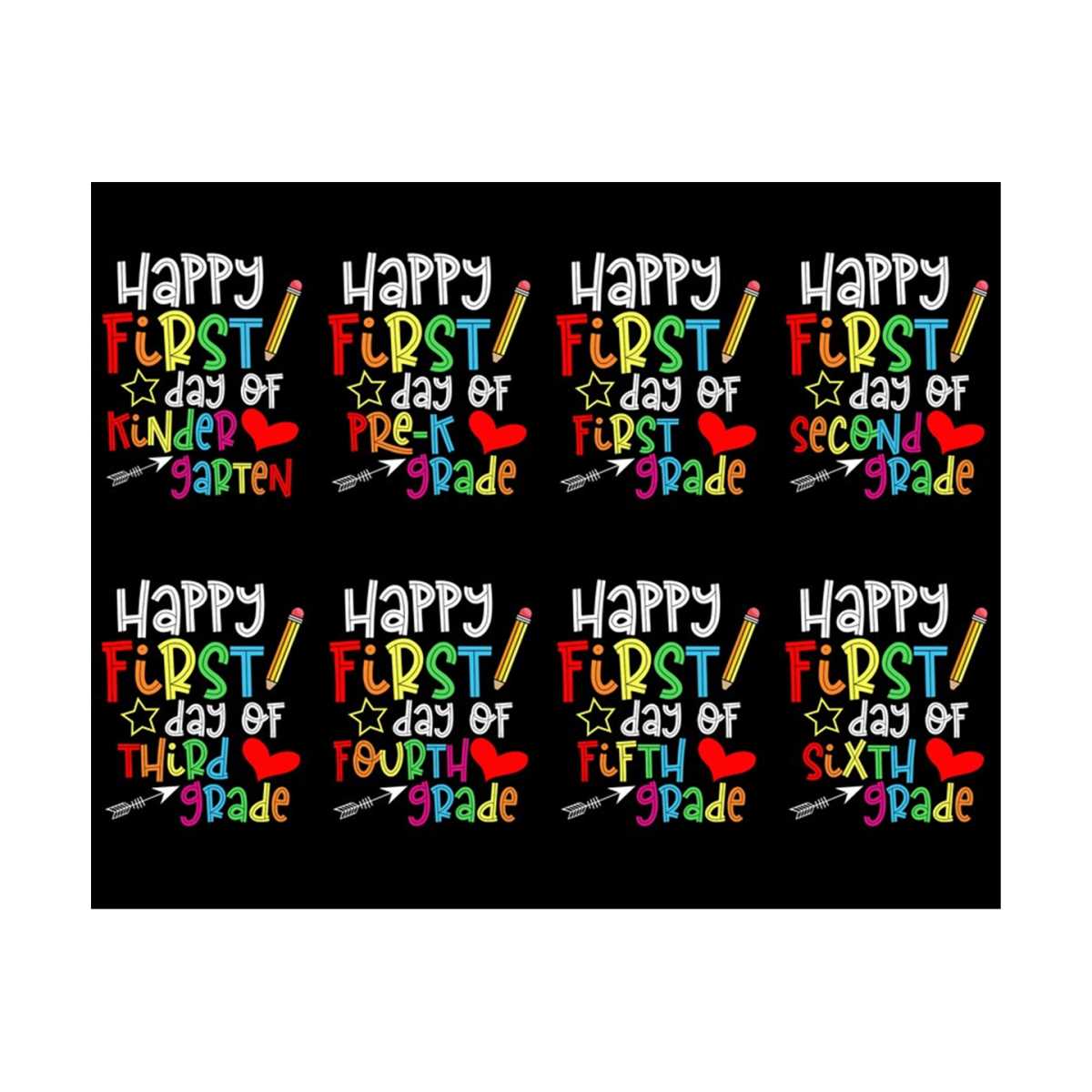 Happy First Day Off School Svg Bundle, Back To School Svg, P | Inspire ...