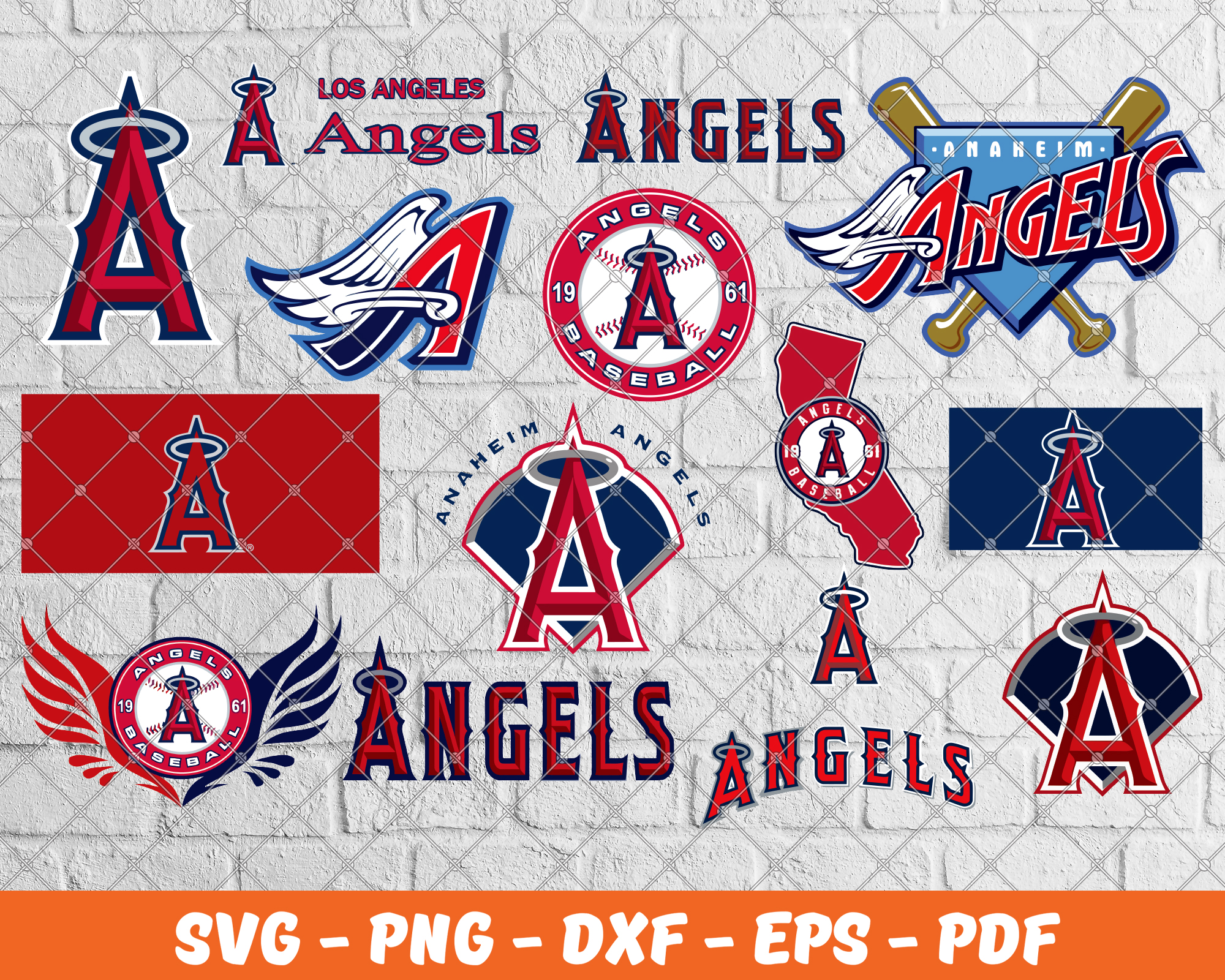 Los Angeles Angels Bundle Svg, Football Svg ,Sport Svg, Spor | Inspire ...